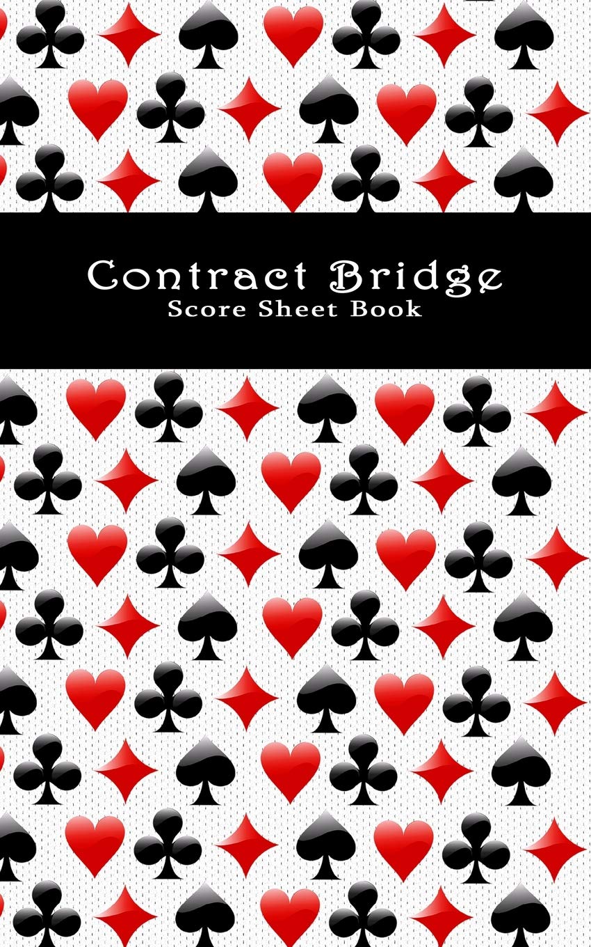 Contract Bridge Score Sheet Book: 100 score sheets for playing the card ...