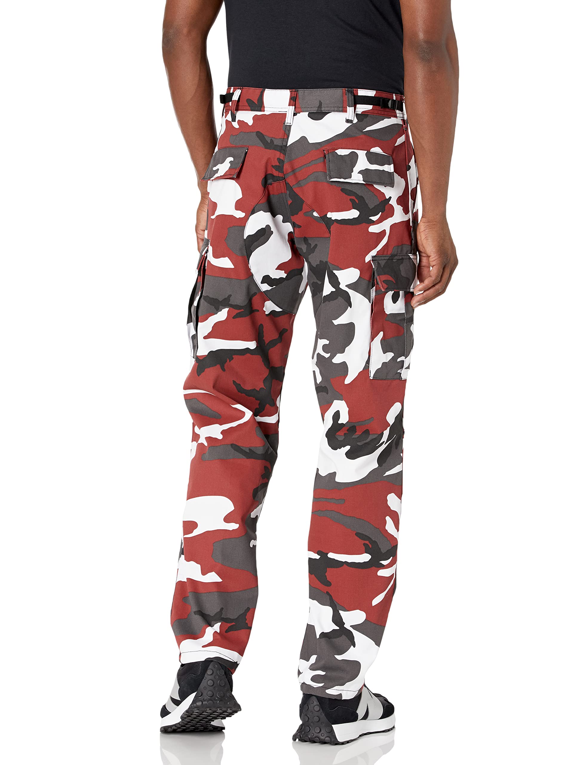 Snapklik.com : BACKBONE Mens Fashion Bright Camouflage Cargo Pants ...