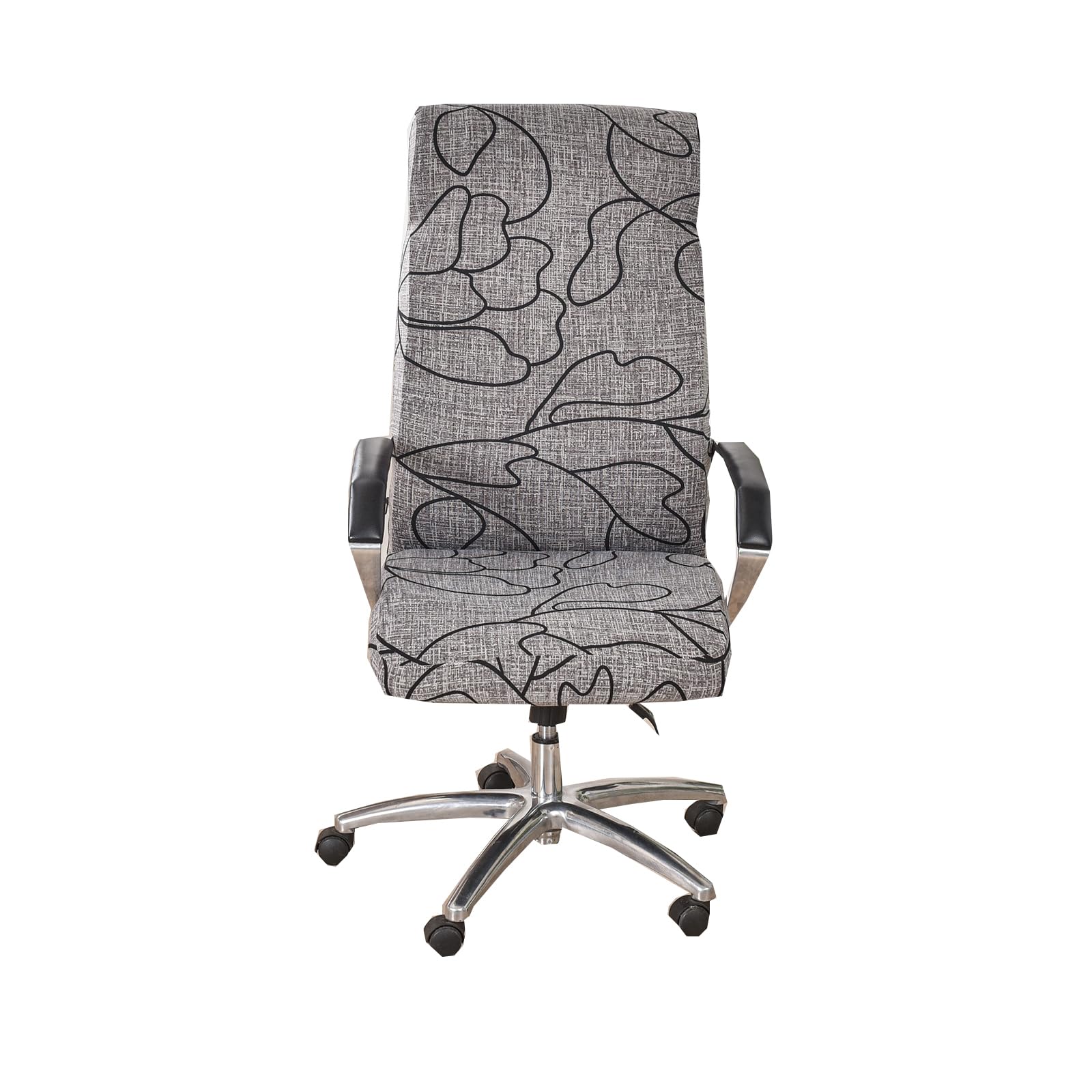 CRFATOP Office Chair Covers Stretchable Desk Chair Cover with Zipper ...