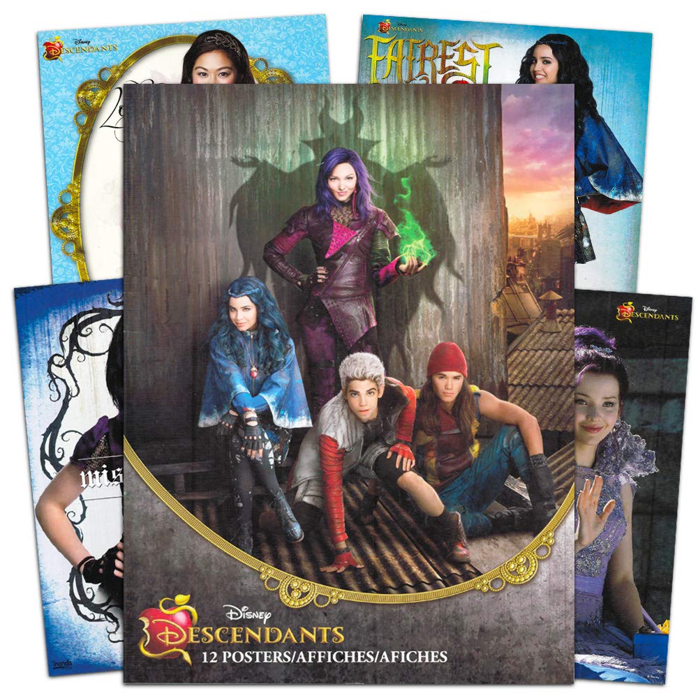 Disney Descendants Poster Book Super Set -- 12 Descendants Posters with ...