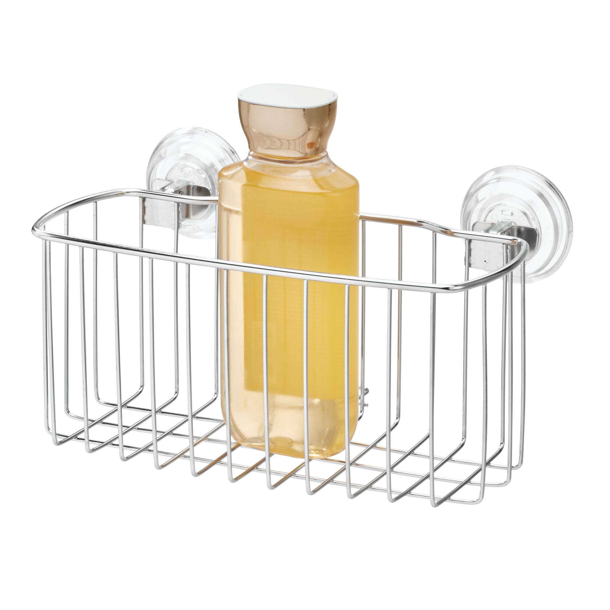 iDesign Power Lock Suction Reo Bathroom Shower Caddy for Shampoo ...