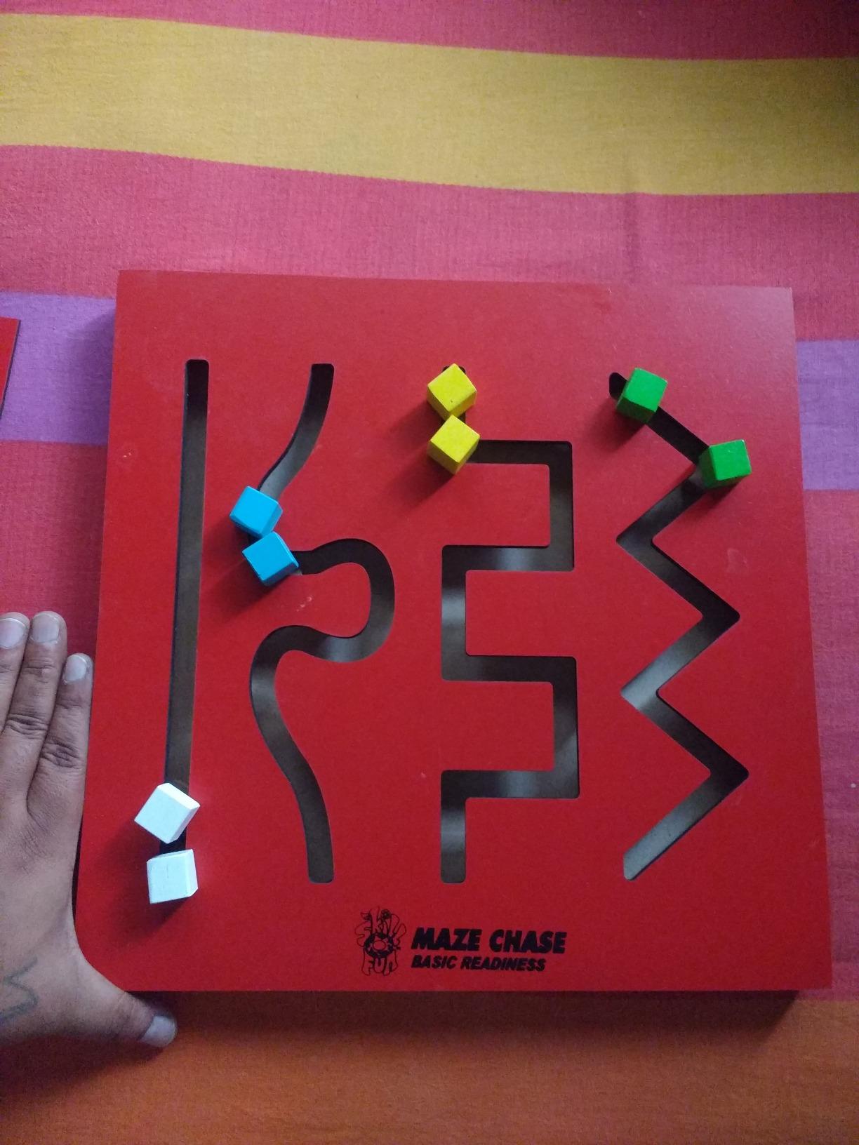 Buy Skillofun Kid - H-15A Wooden Maze Chase - Basic Readiness, Multi ...