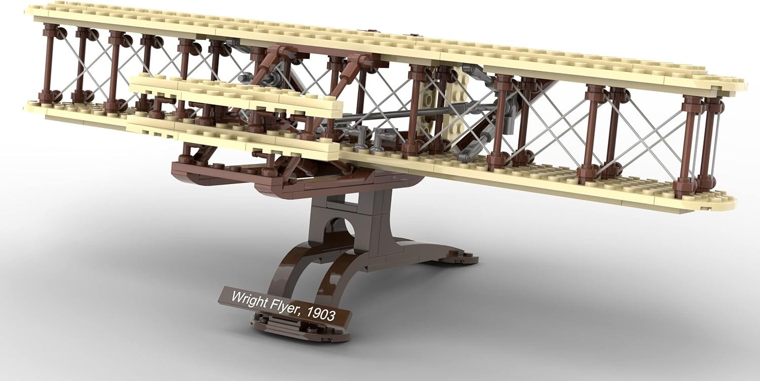 Amazon.com: The Atom Brick 1903 Wright Flyer : Toys & Games