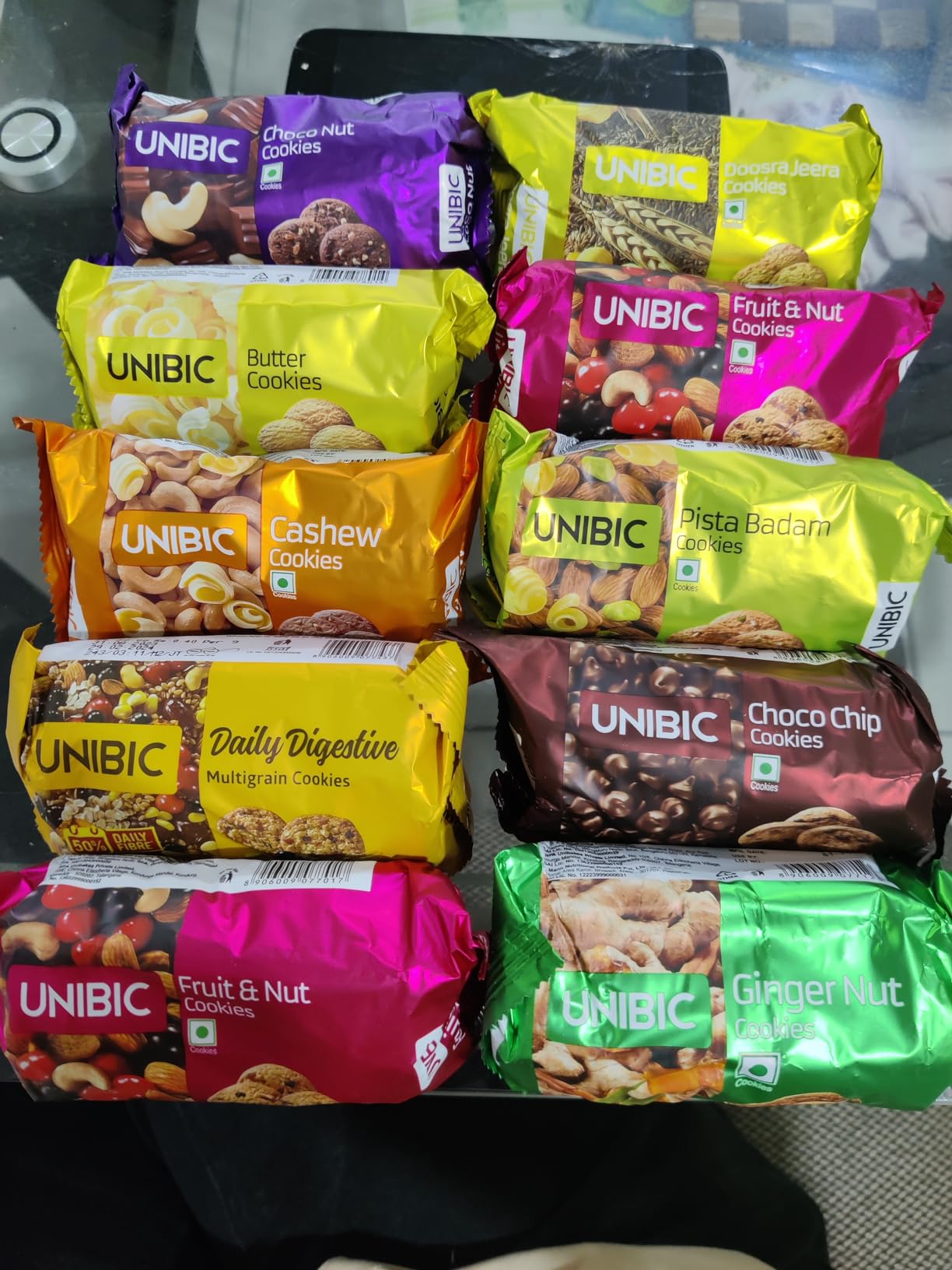 Unibic Cookies, Assorted Cookies, 75 g (Pack of 12) | Biscuits Combo ...