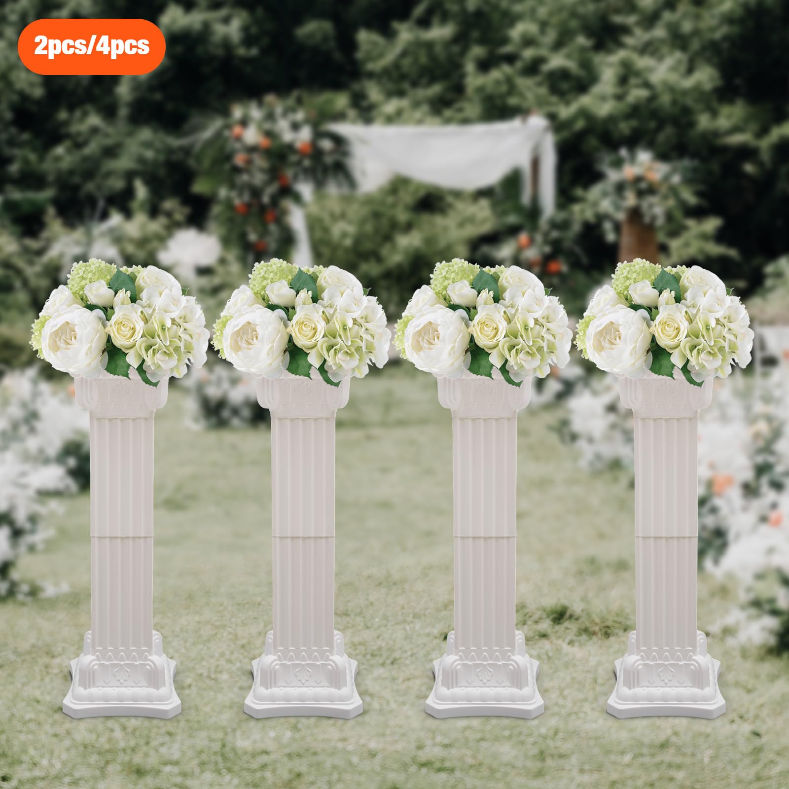 Grecian Column Centerpieces Wedding Backdrops, Backgrounds,
