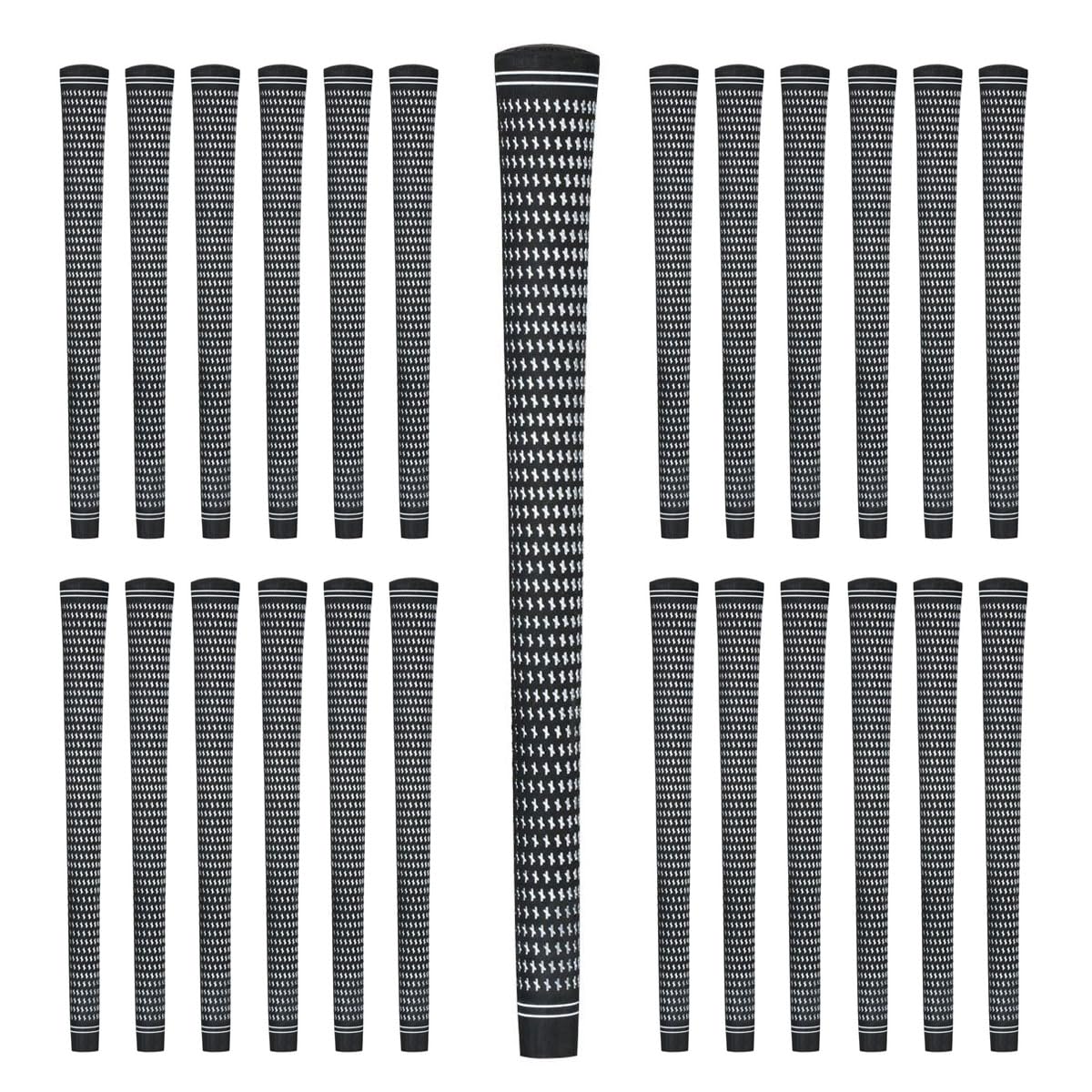 Snapklik.com : Revolution Golf Grip Set, 25 Black Midsize No Alignment ...