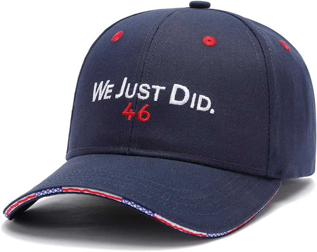 Amazon.com: We Just Did 46 Baseball Hat Joe Biden 46 President Hat ...