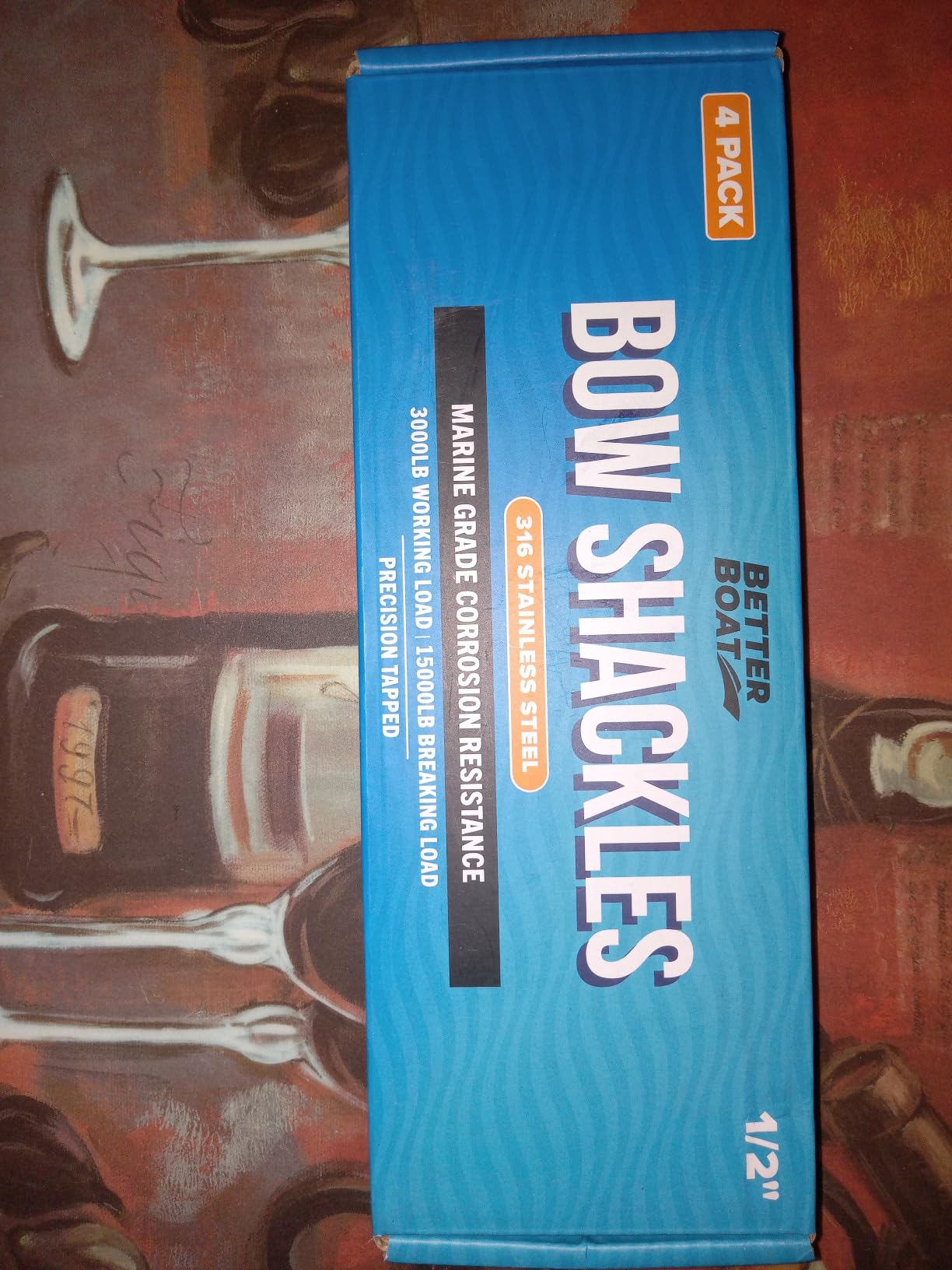 Amazon.com : Premium Stainless Steel D Ring Shackles 1/2 inch 3/8, 5/16 ...