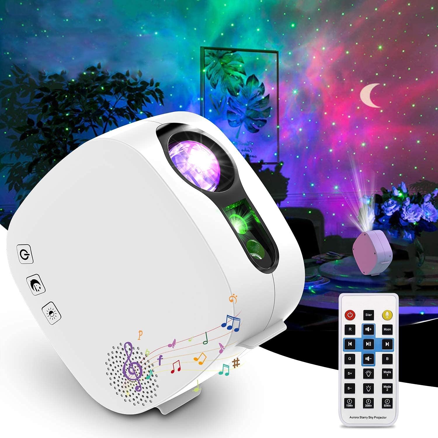 BlissLights Sky Lite - LED Star Projector, Galaxy Lighting, Nebula Lamp ...