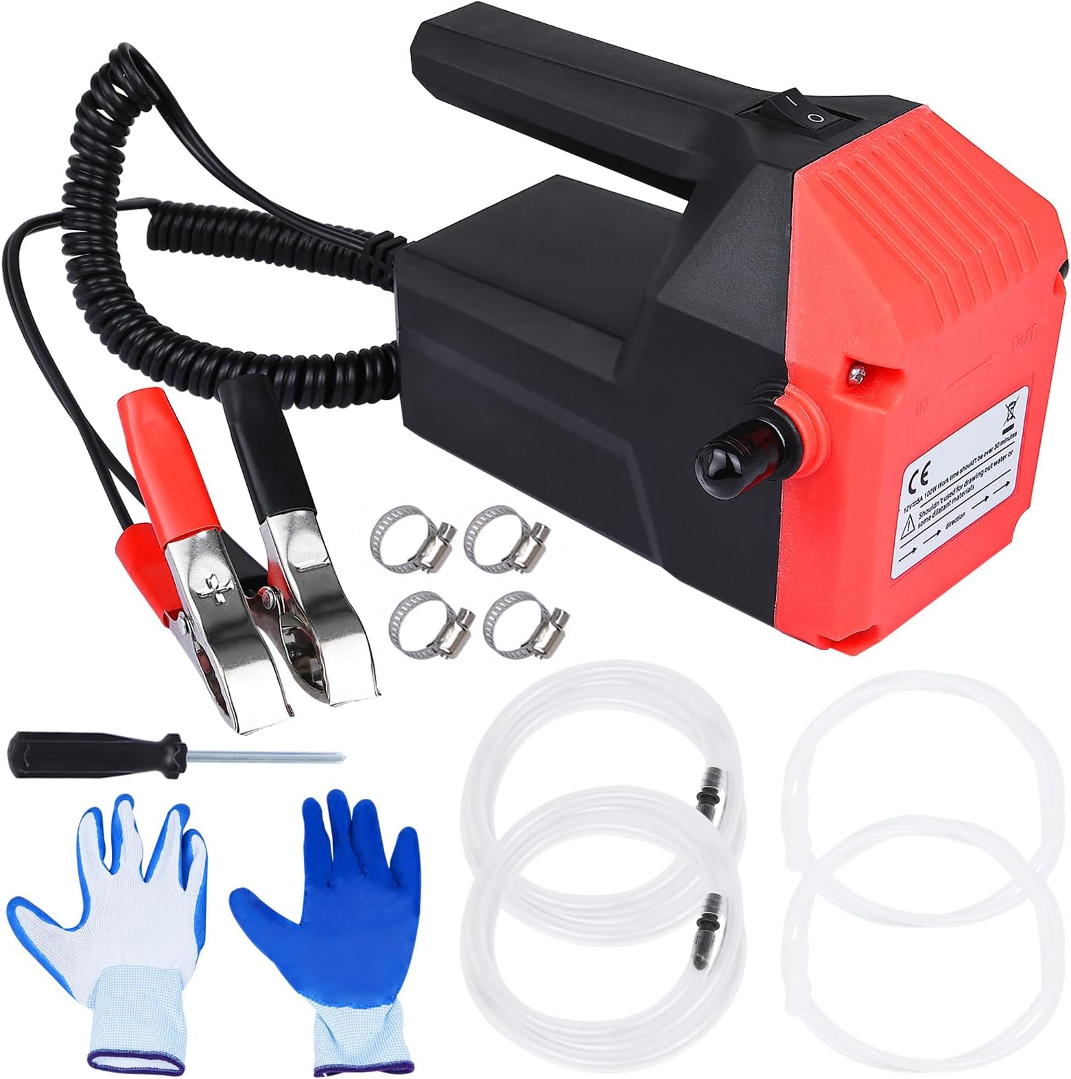 Amazon.com: AeKeatDa 100W Electric Oil Diesel Fluid Transfer Pump with ...