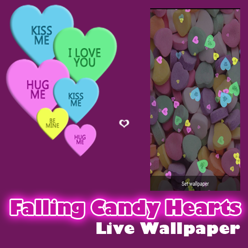 Live Wallpaper - Falling Candy Hearts - Valentines Day - App on Amazon ...