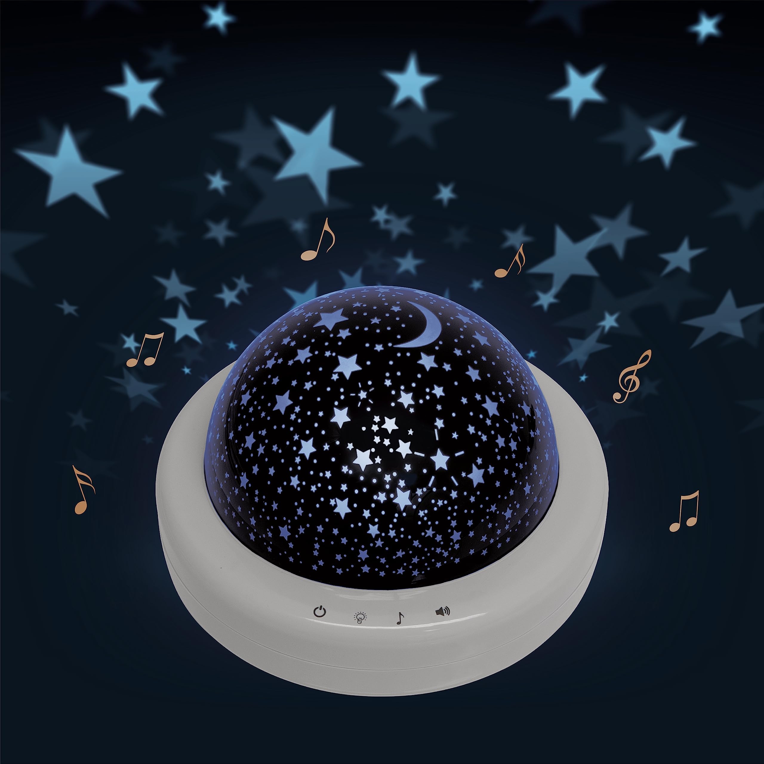 Zadro LED Star Night Light for Kids Room Starlight Projector with Multi ...