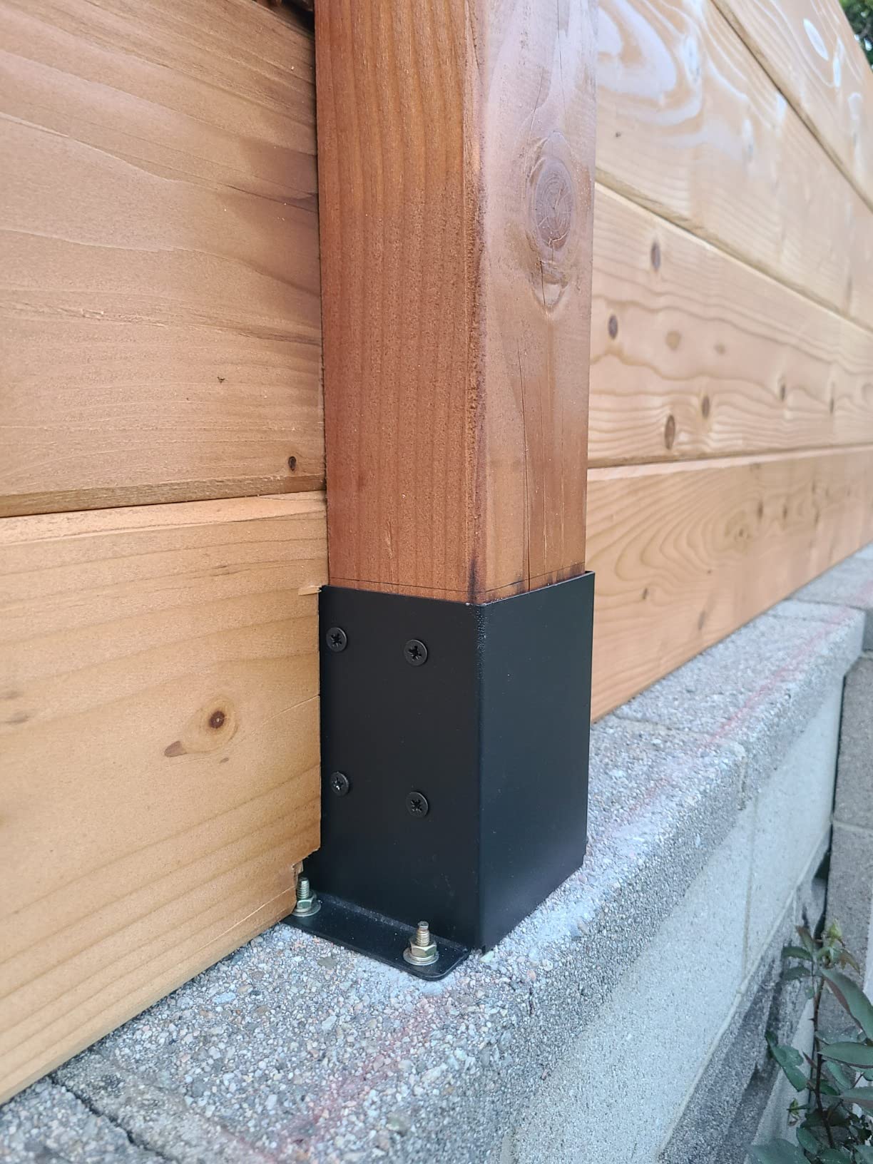 $12/mo - Finance AXWHYS 6x6 Post Base 4 Pcs, (Inner Size 5.6x5.6) Post ...