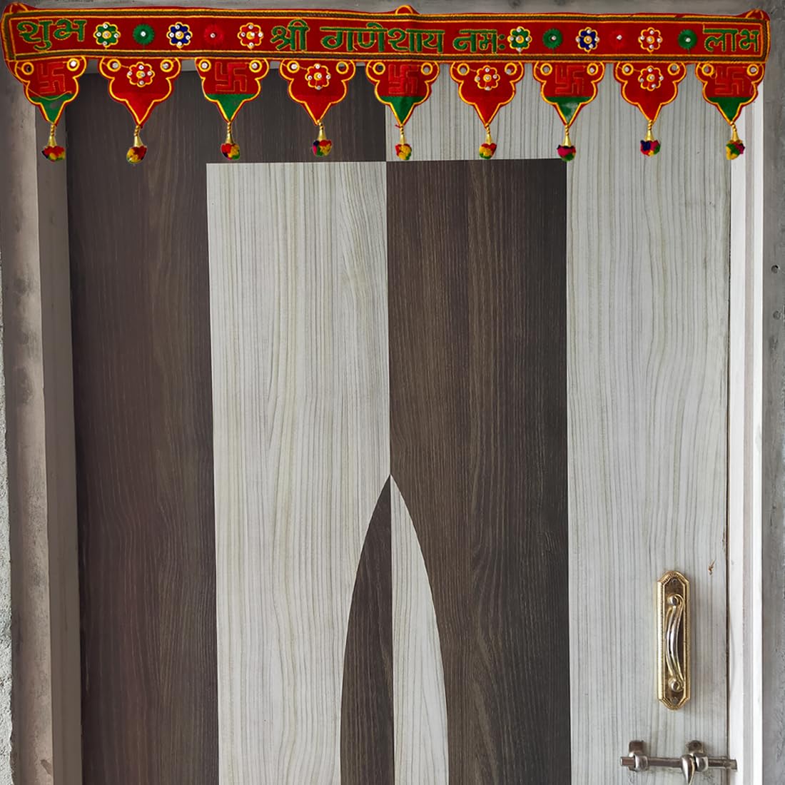 Ecommall Traditional Ganesha Toran for Pooja Mandir Diwali Decoration ...