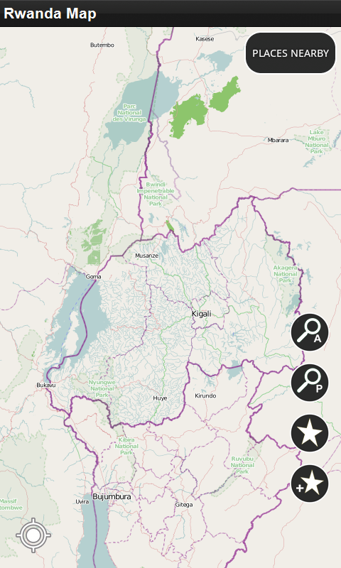 Rwanda - Offline Map - App on Amazon Appstore