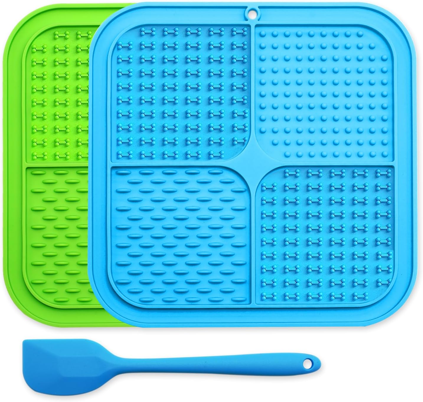 Love4animals Licky Mats For Dogs Cats Slow Feeder, 2 Puppy Lick Mat ...