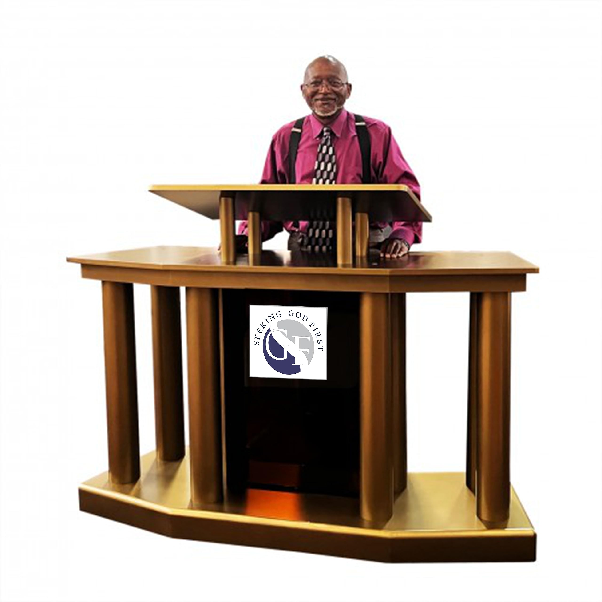 Wood Church Pulpit