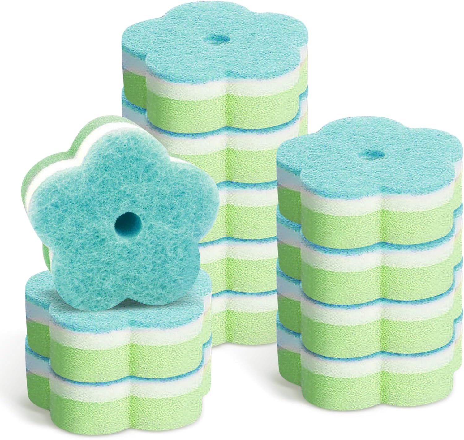 Amazon.com: Individually Wrapped Sponges, 24 Pack Multi-Use Scrunge ...