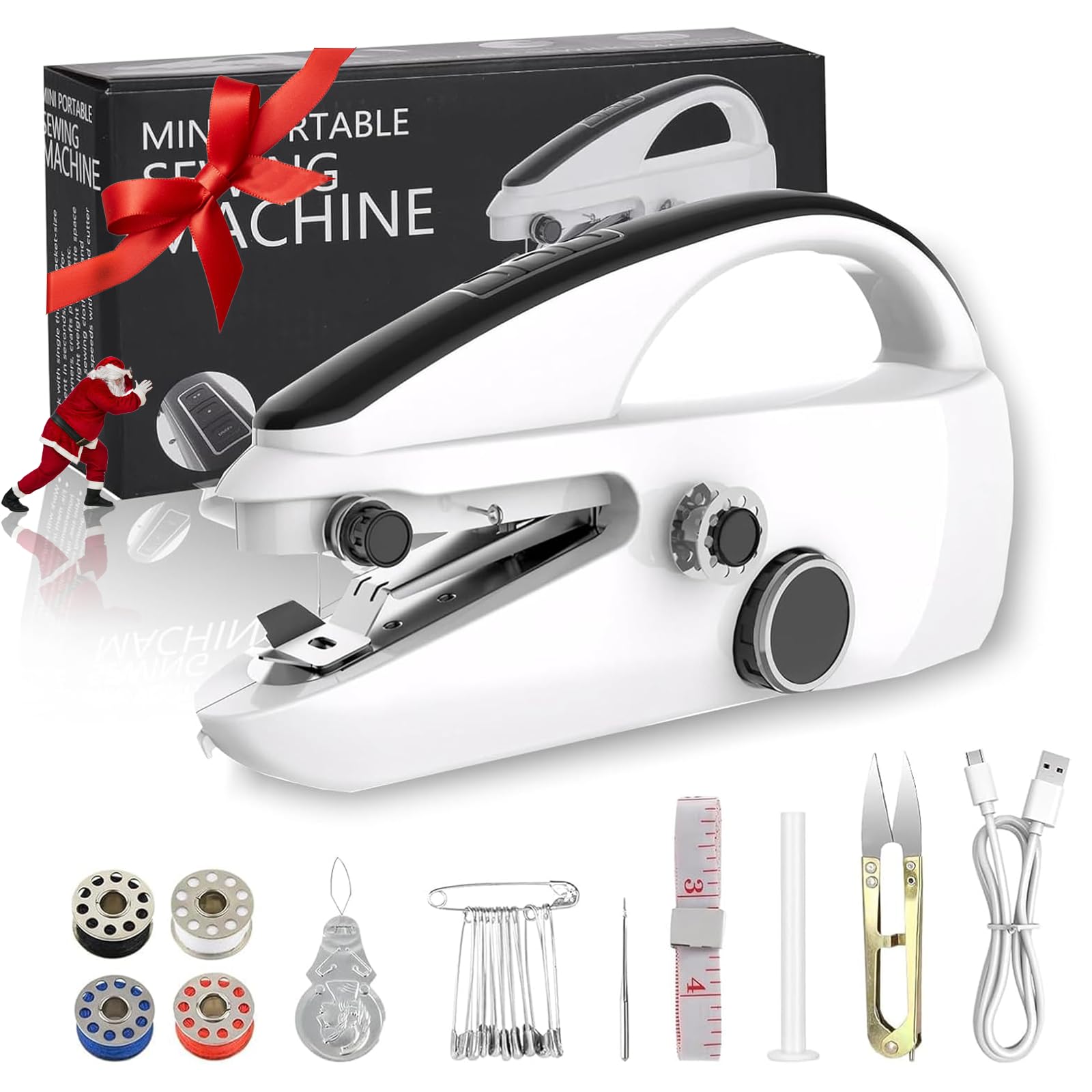 Amazon.com: CJC Handheld Sewing Machine,Sewing Machine for Beginners ...