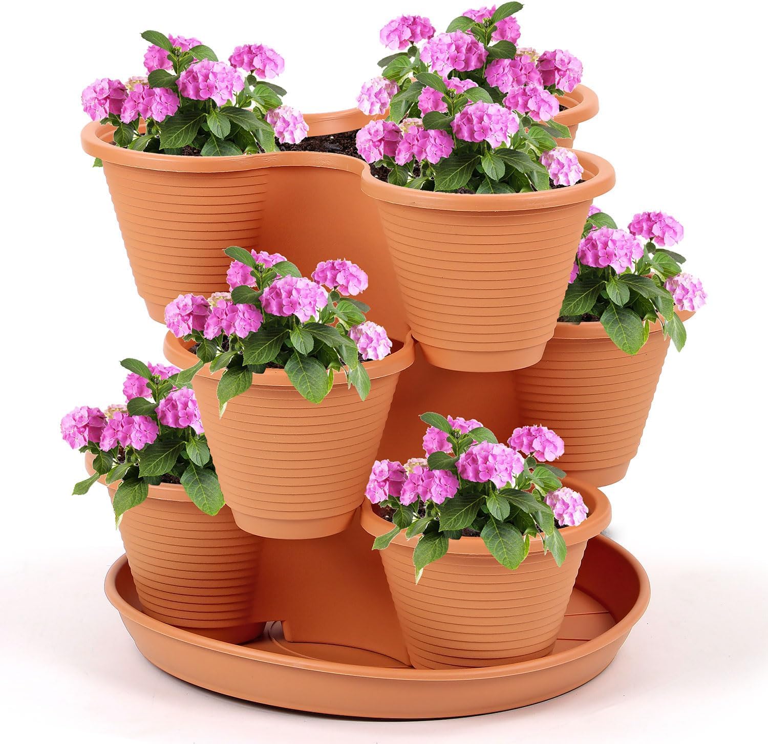 Greenfields 3 Tier Stackable Herb, Flowers, Vegetable, Berry Planter ...
