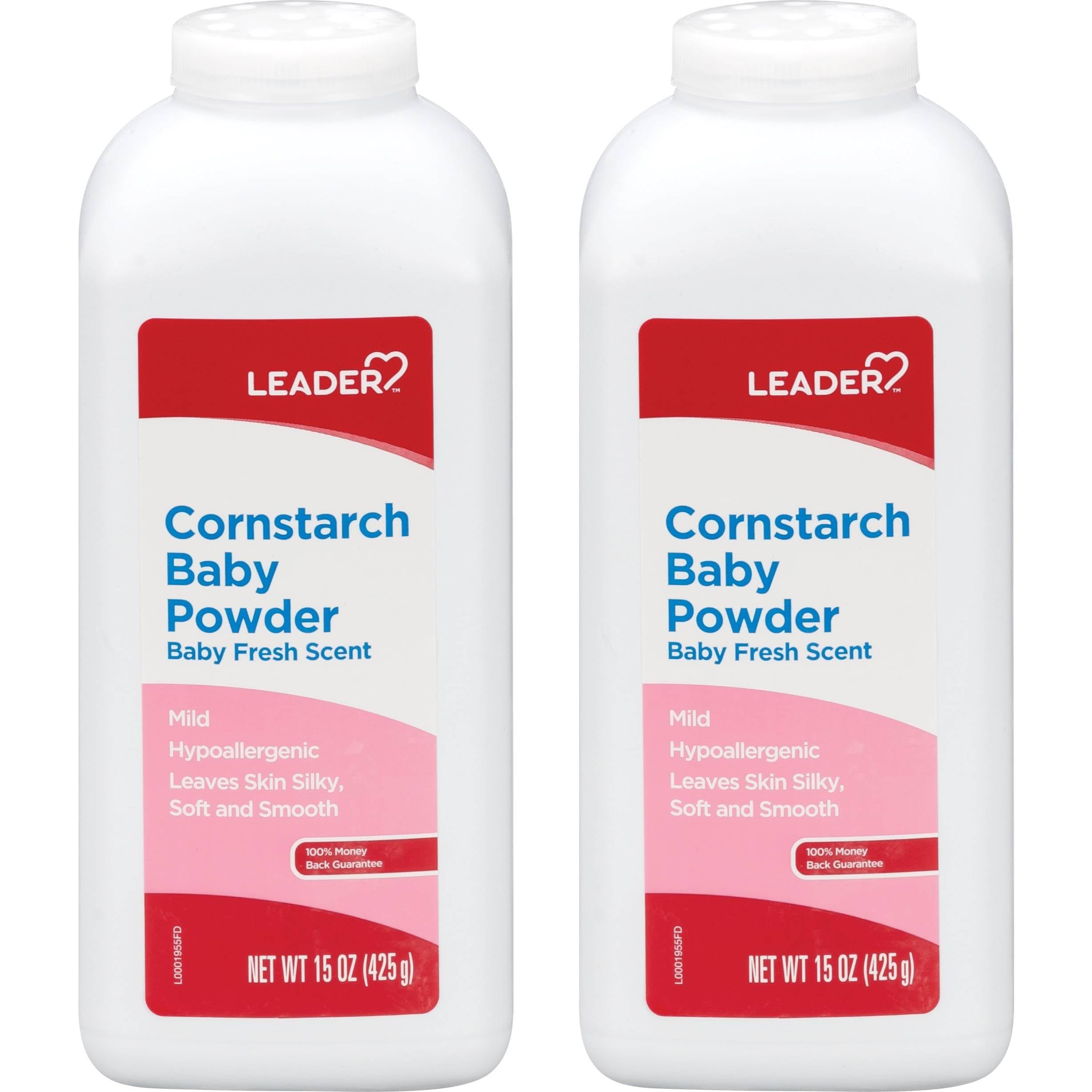 Amazon.com: Leader Cornstarch Baby Powder, Baby Fresh Scent, 15 oz ...