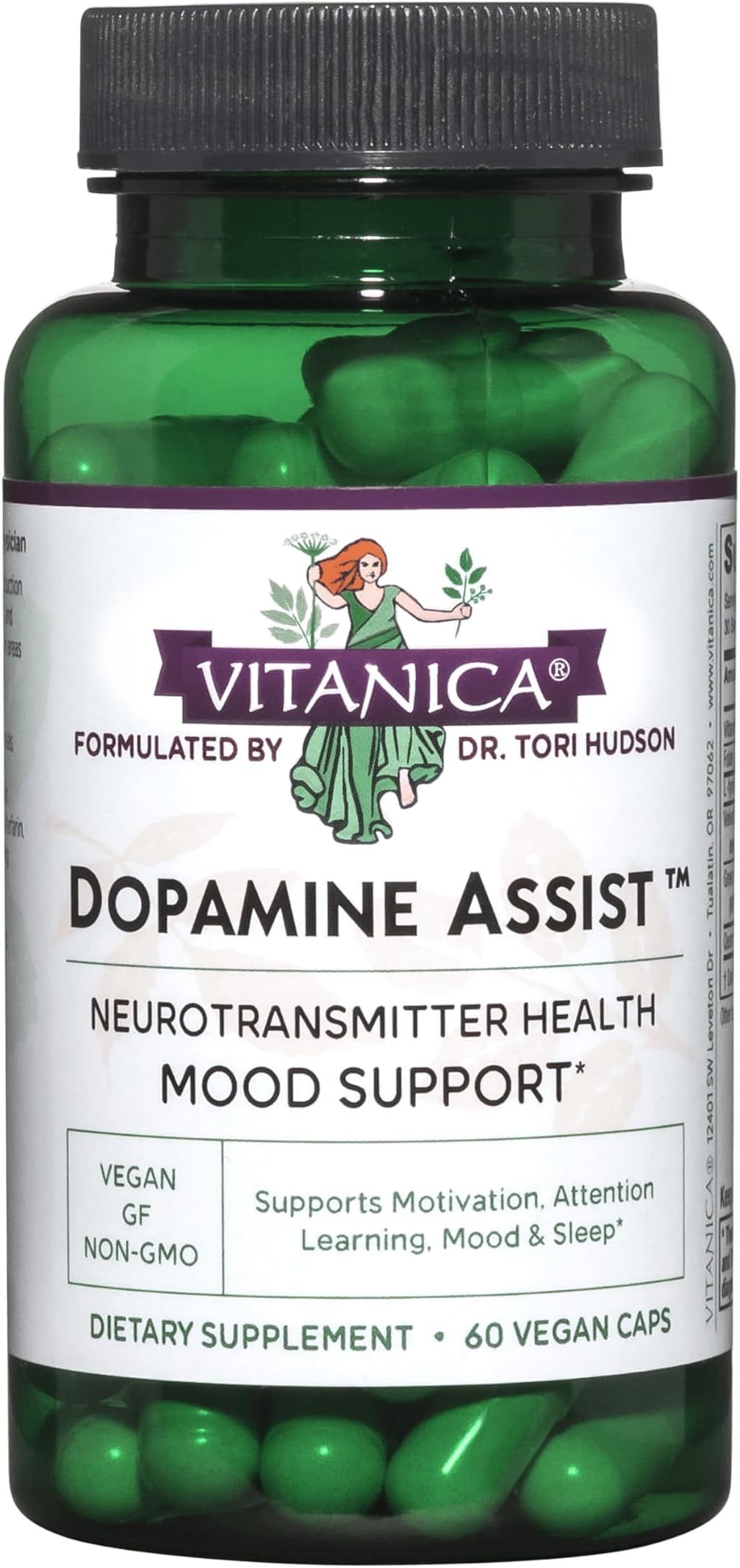 Amazon.com: Vitanica Dopamine Assist, Dr Formulated Dopamine Supplement ...