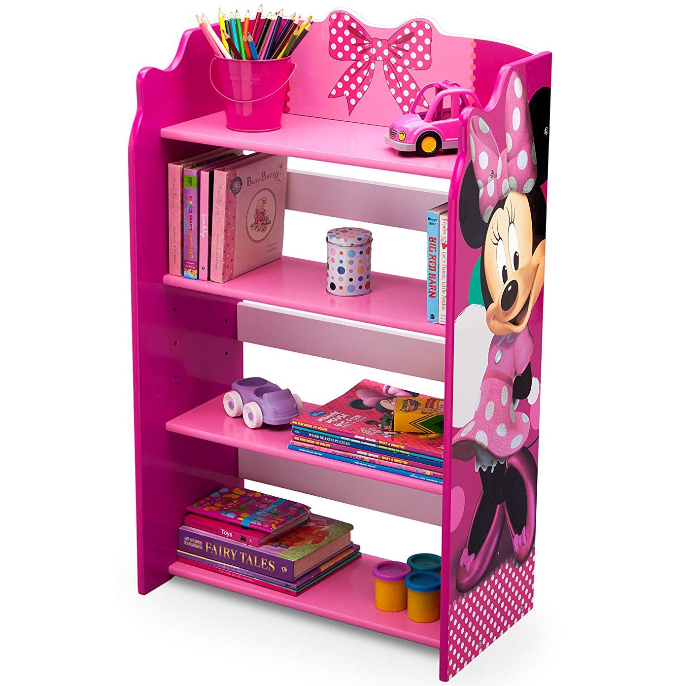 Buy Disney Minnie Mouse 4 Shelves Storage Bookshelf Online at ...