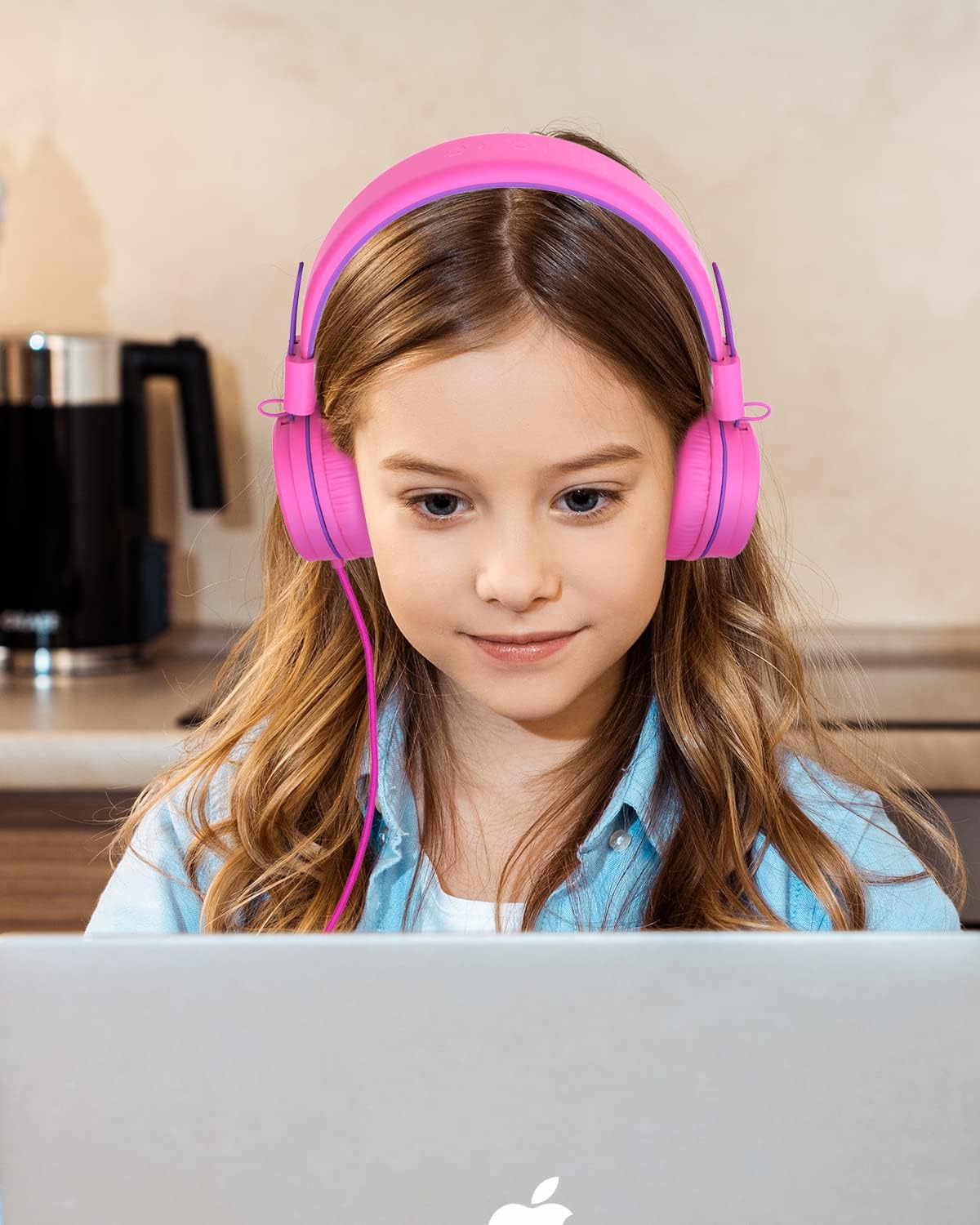 NIVAVA Auriculares para niños, auriculares K8 con cable para niños con ...