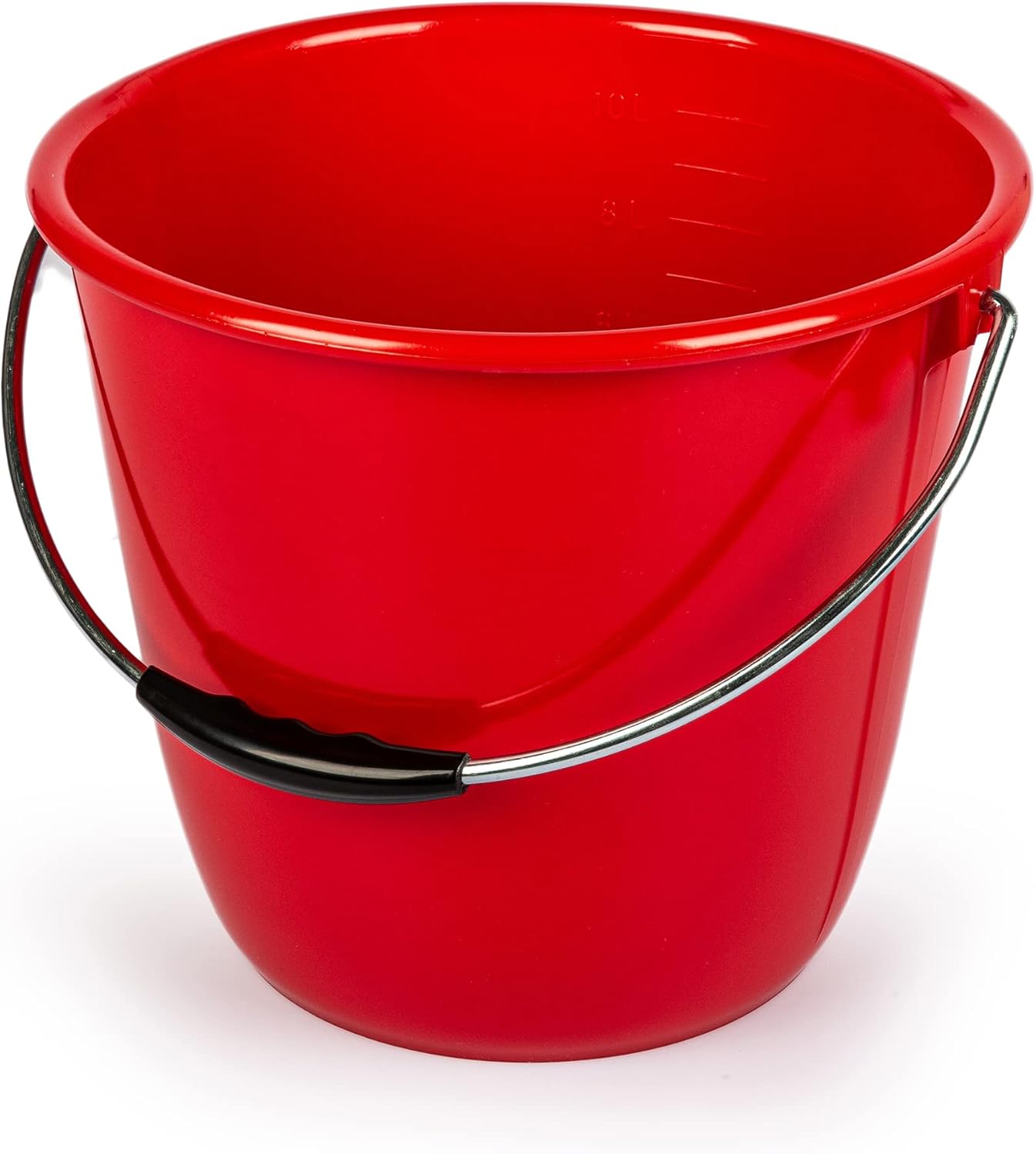 Amazon.com: Consolidated Plastics 10 Liter Food Safe Bucket with Metal ...