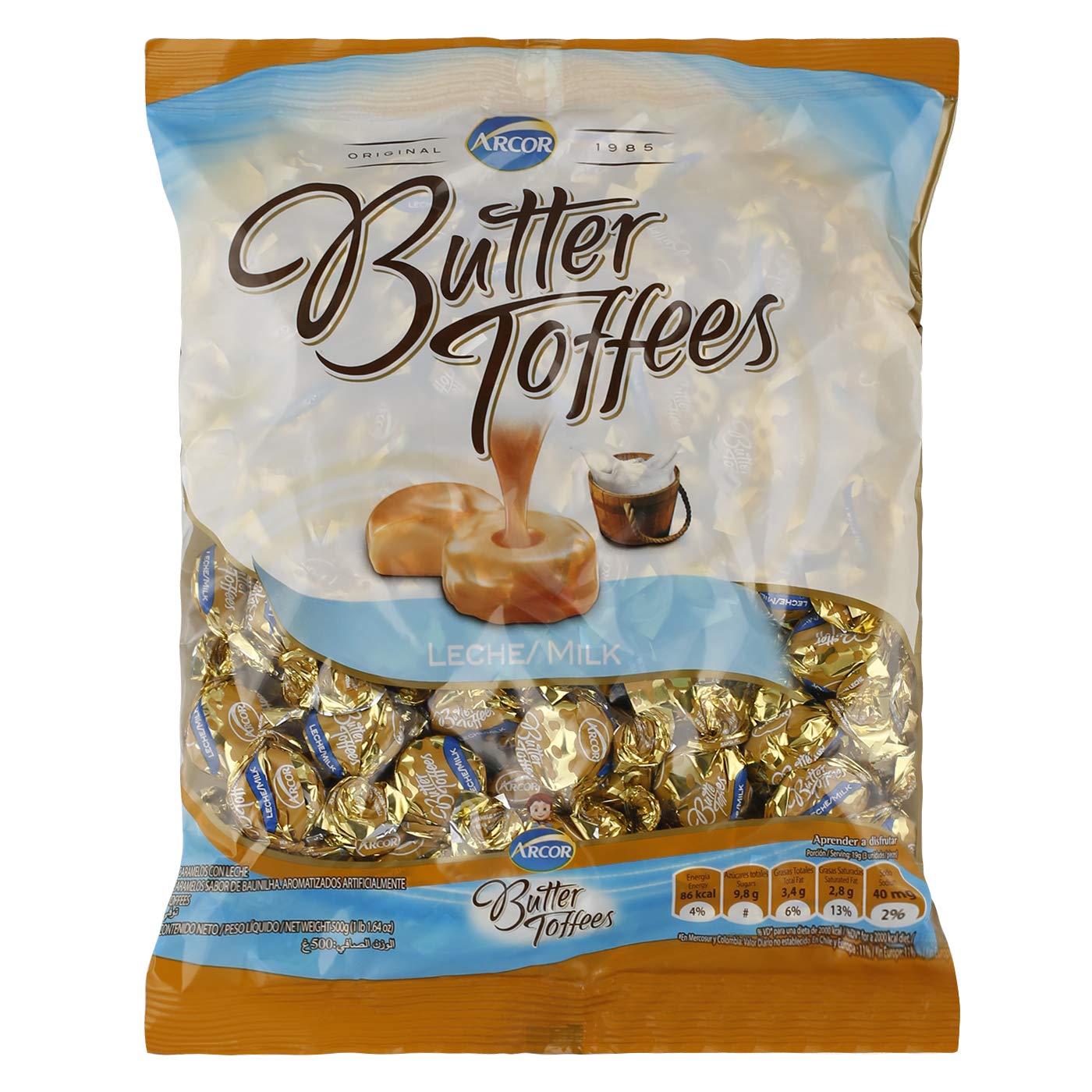 Arcor Butter Toffee, Leche, 500g : Amazon.in: Grocery & Gourmet Foods