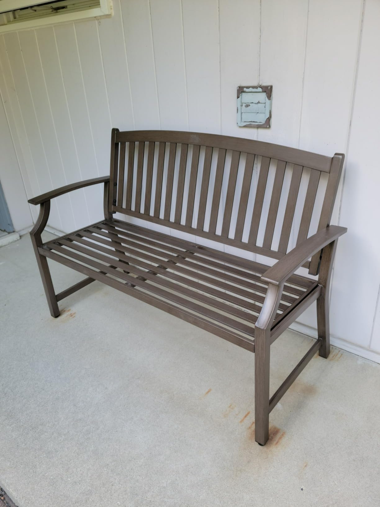 $28/mo - Finance Grand patio Garden Bench, Outdoor Benches with Anti ...