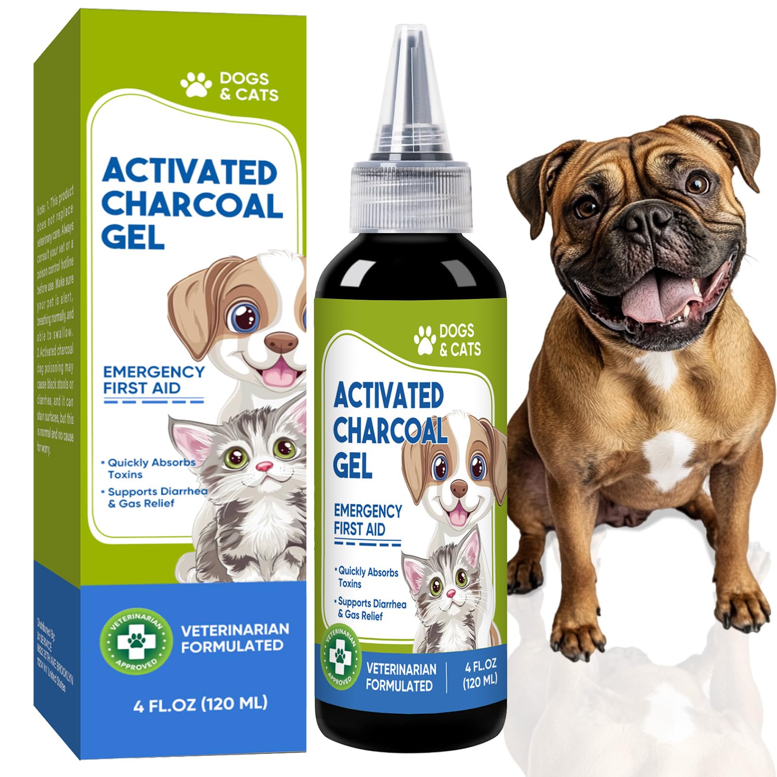 Amazon.com : Activated Charcoal for Dogs, Activated Charcoal Gel Odor ...