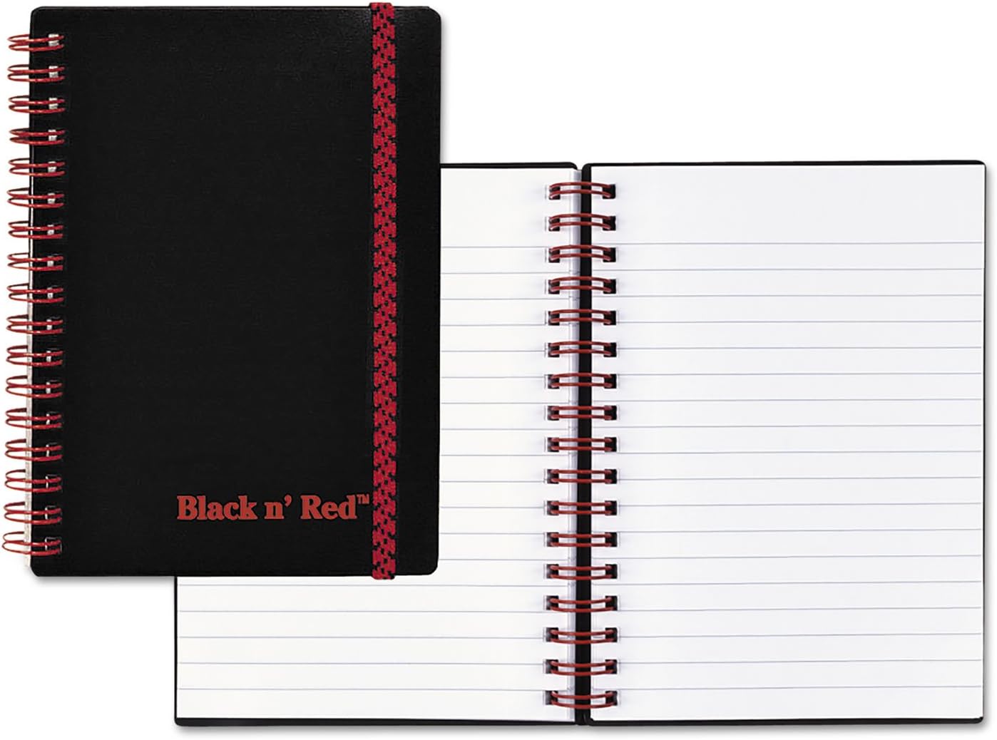 Amazon.com : Black n' Red Notebook, Business Journal, 11-3/4" x 8-1/4 ...