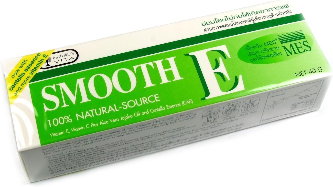Amazon.com : Smooth E Skin Care Cream Vitamin E & Aloe Vera 40g : Body ...