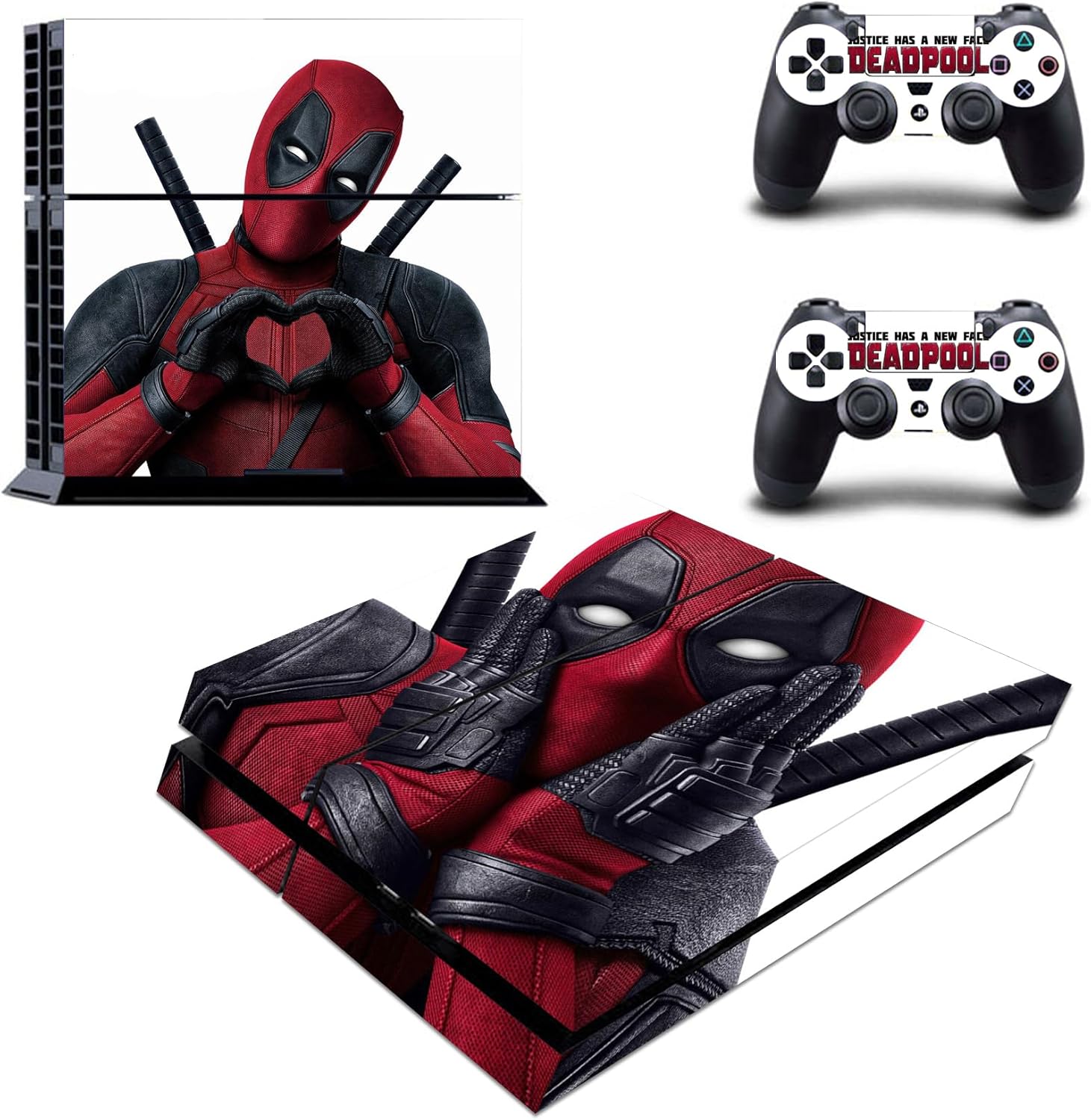 Amazon.com: JOCHUI Vinyl Decal Skin Stickers Wrap for Regular PS4 ...