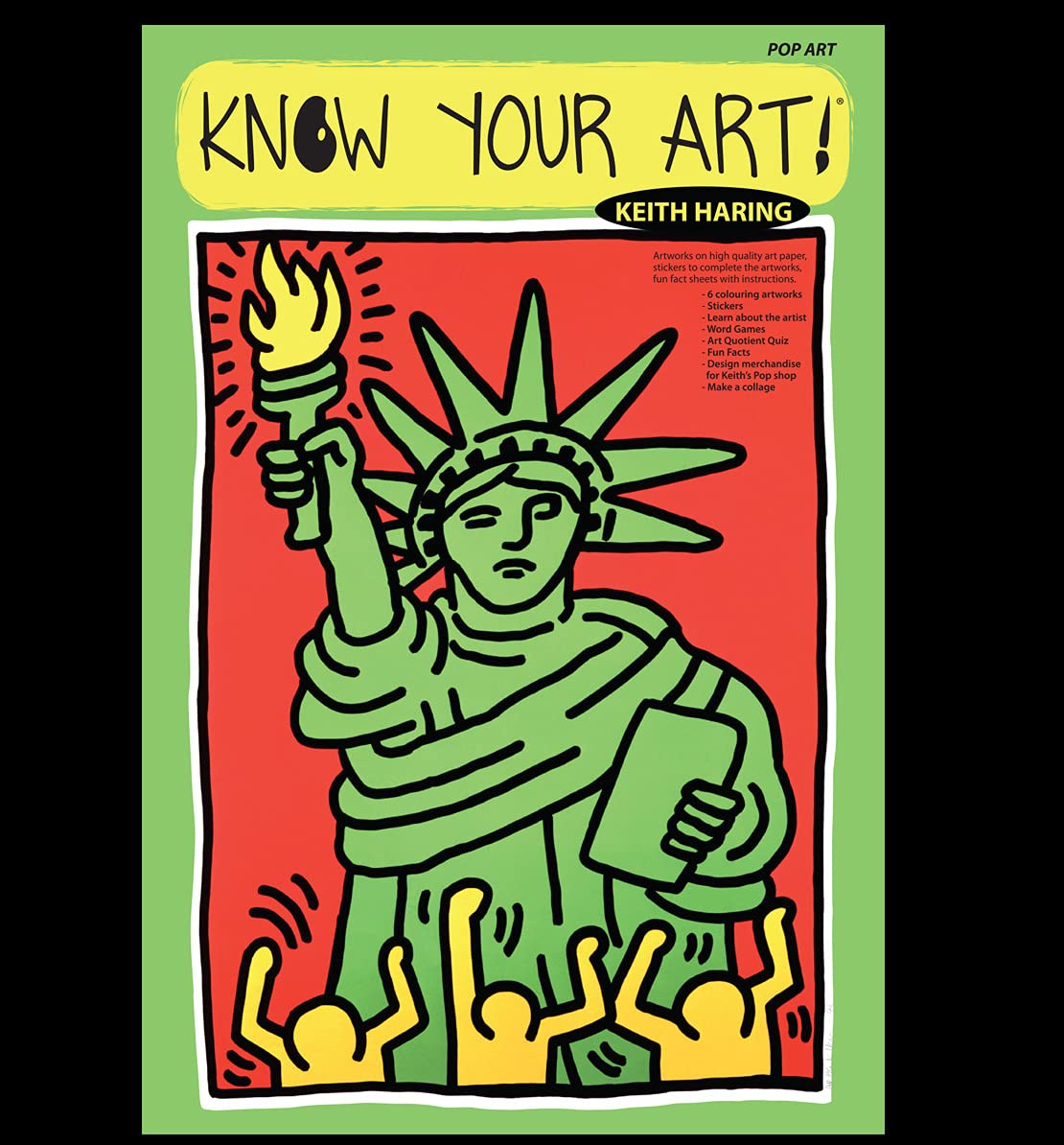 Know Your Art - DIY Keith Haring colouring kit : Know Your Art: Amazon ...