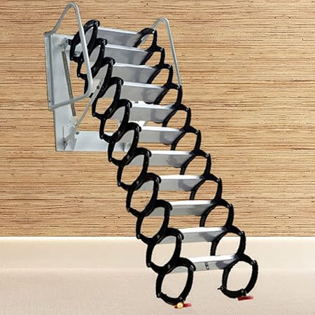 Telescopic Ladder Attic Ladder Pull Down Attic Ladder Alloy Attic ...