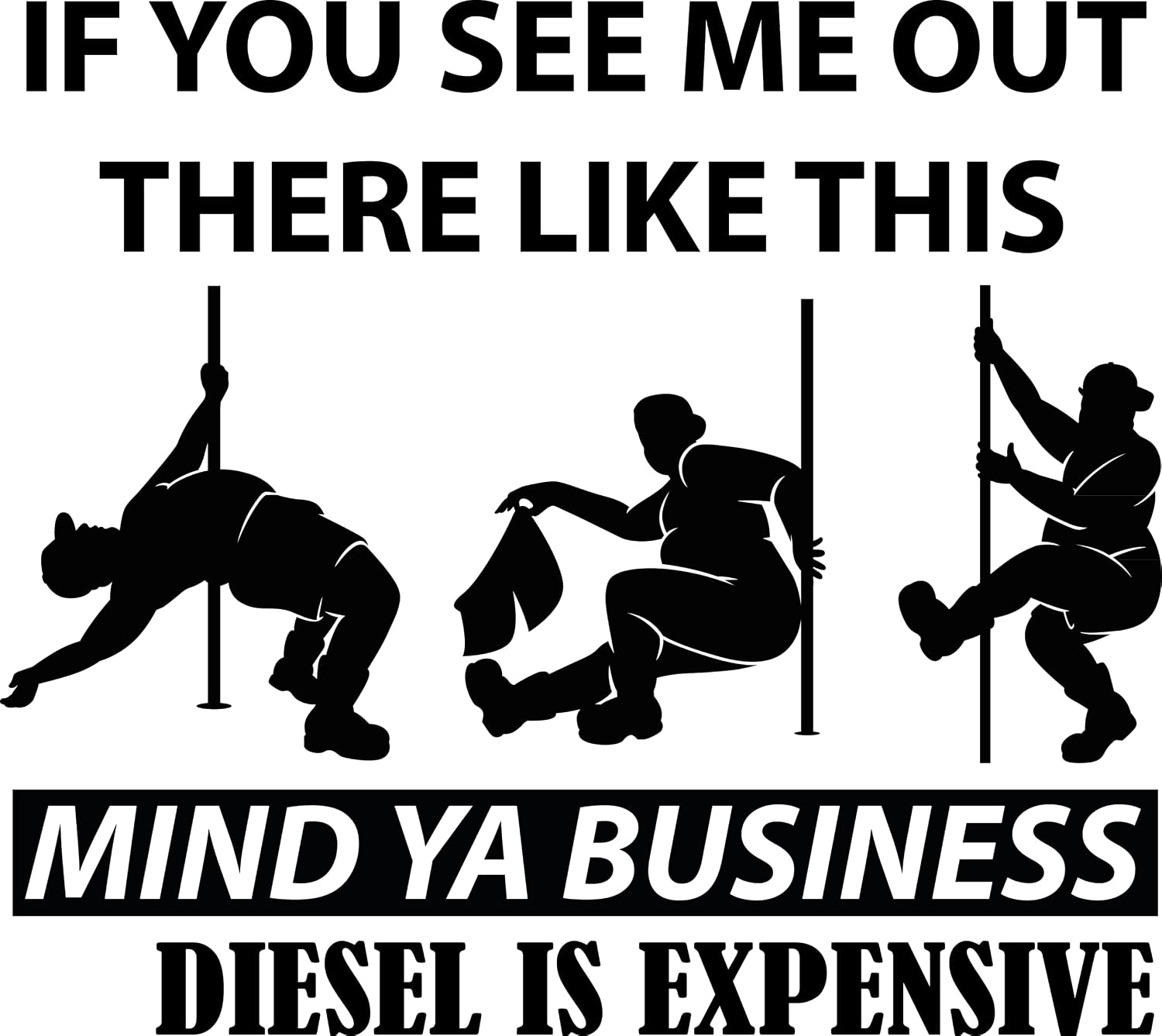 Amazon.com - Funny Novelty Dad Bod Dancer Gas Diesel Price Struggle ...
