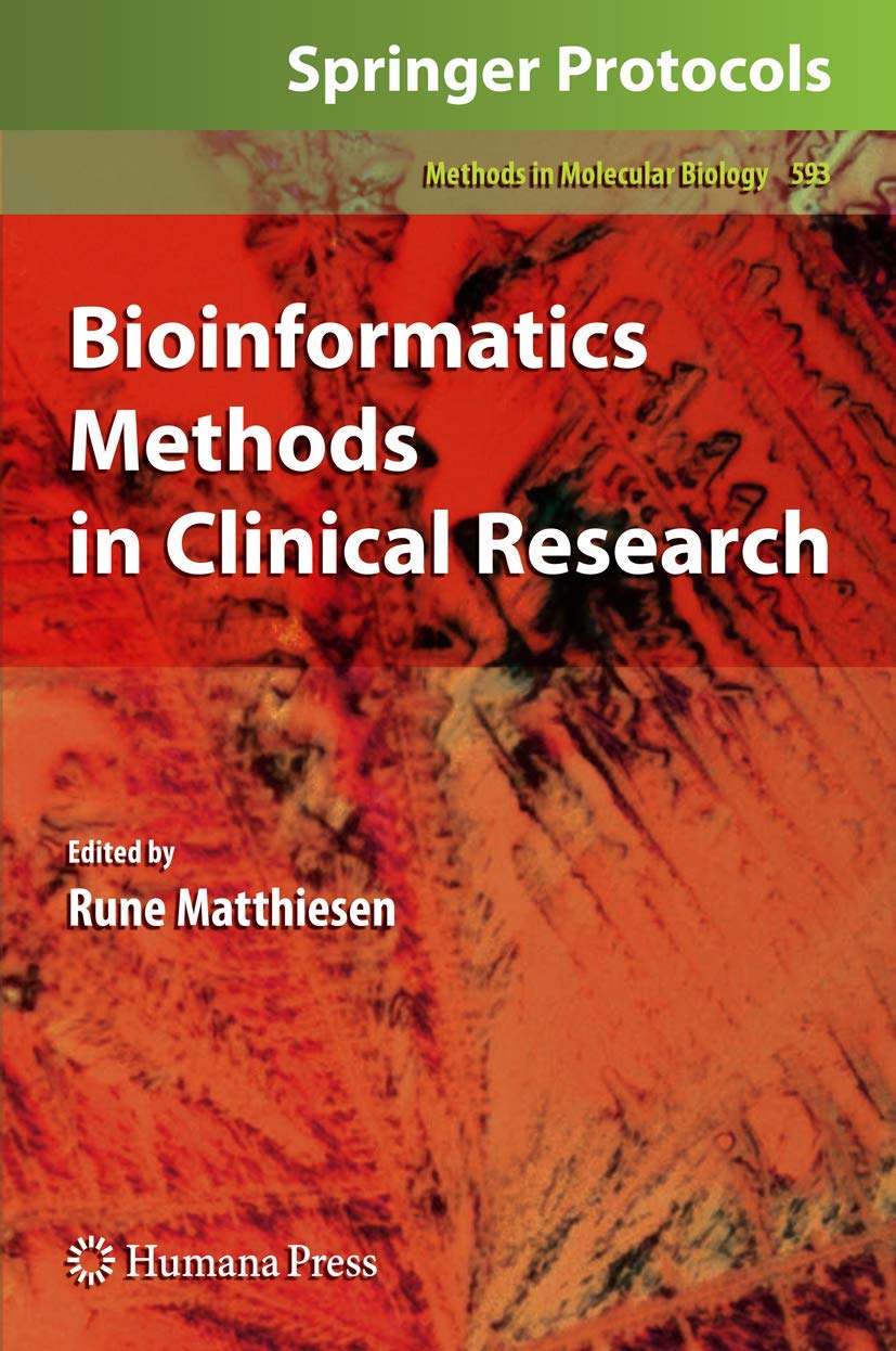 Bioinformatics Methods in Clinical Research (Methods in Molecular ...