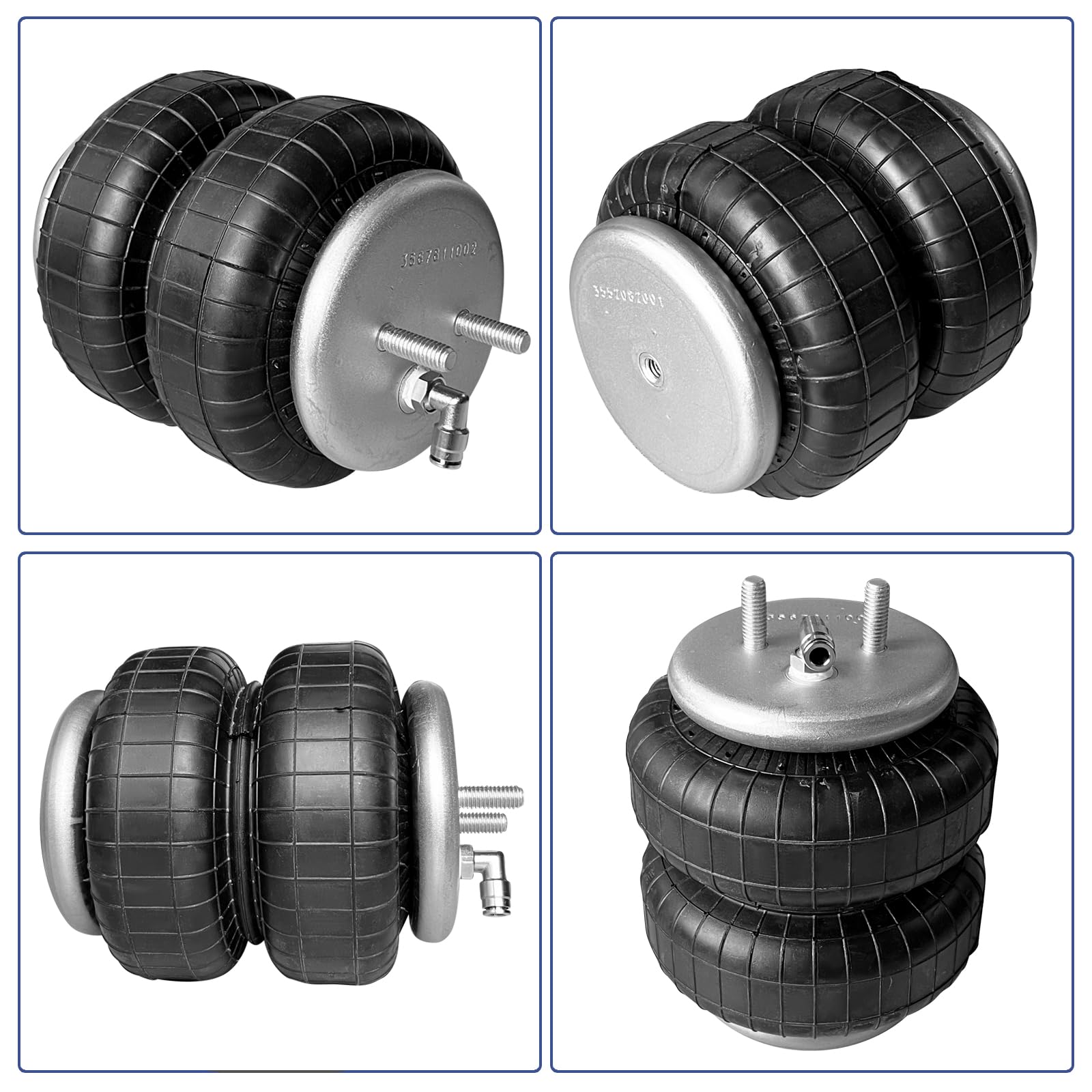 Snapklik.com : Rear Air Spring Bag Suspension Kits 7X 2525