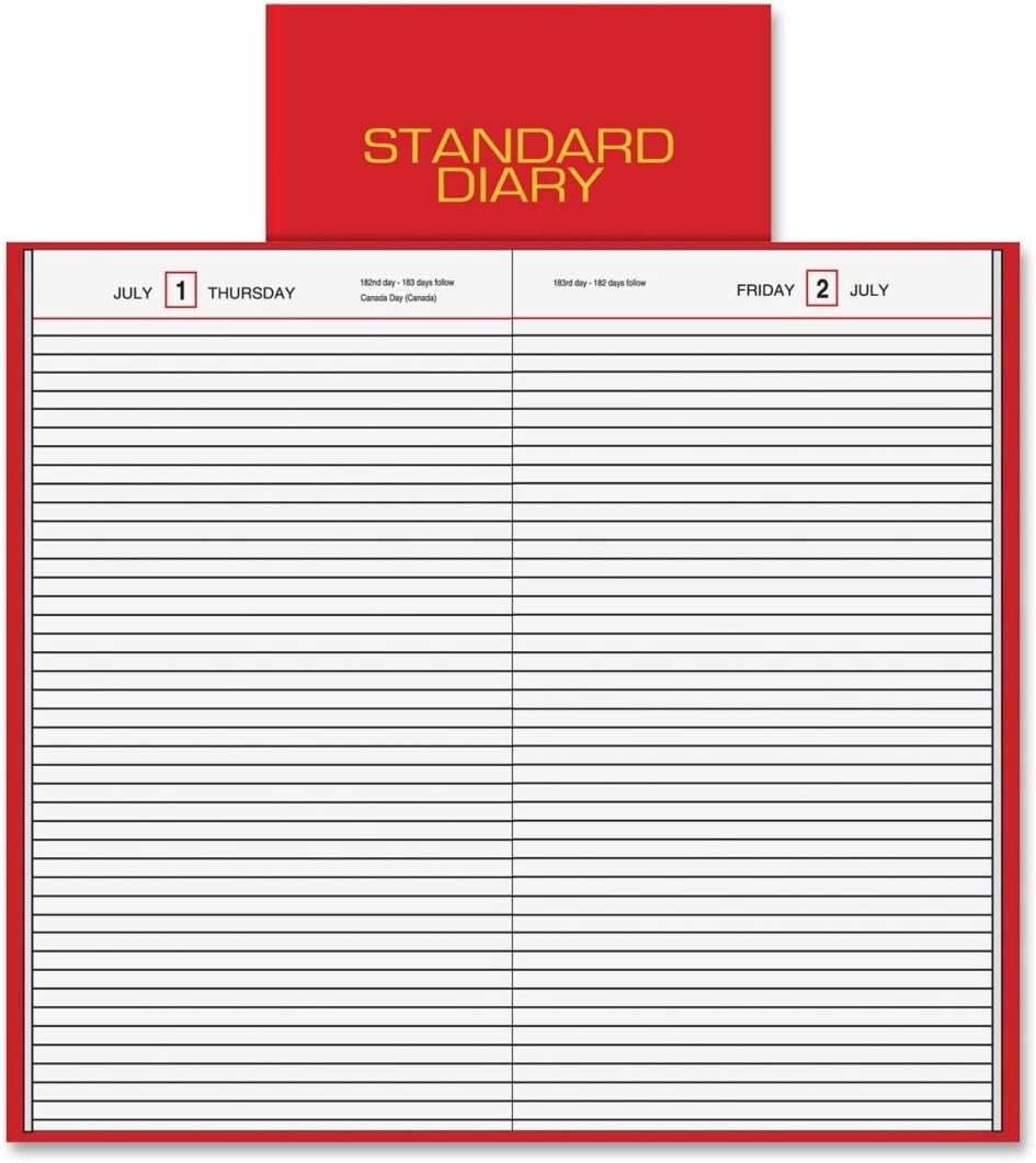 Amazon.com : At-A-Glance SD37613 Standard Diary Daily Diary, Recycled ...