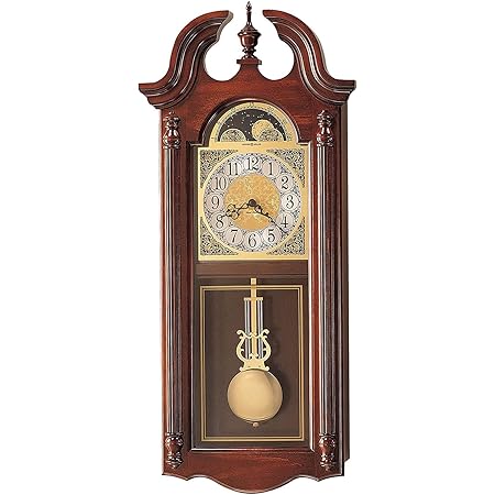 Amazon.com: Howard Miller Fenwick Wall Clock 620-158 – Windsor Cherry ...