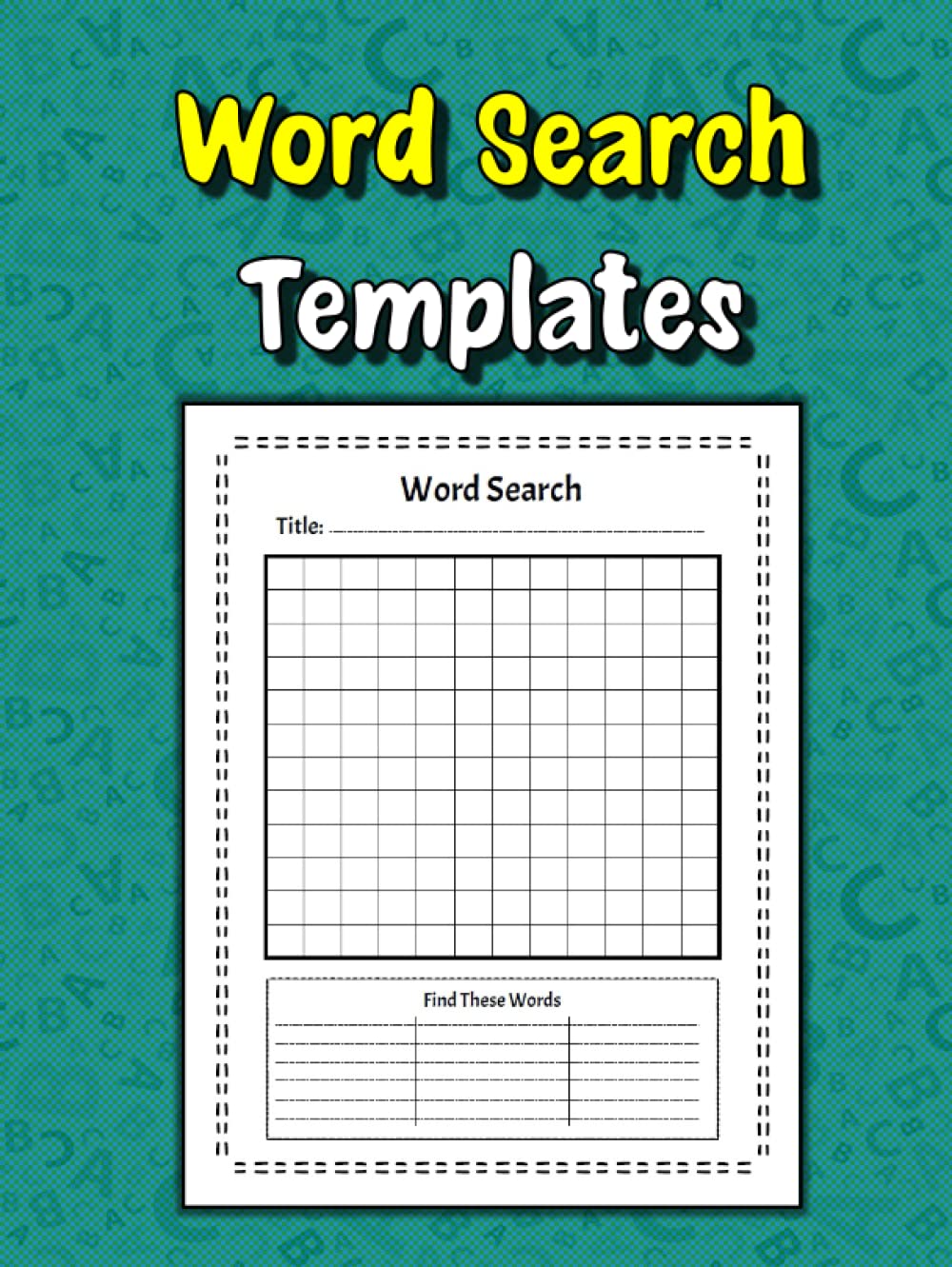 Create Your Own Word Search Template Free Printable - FREE Templates