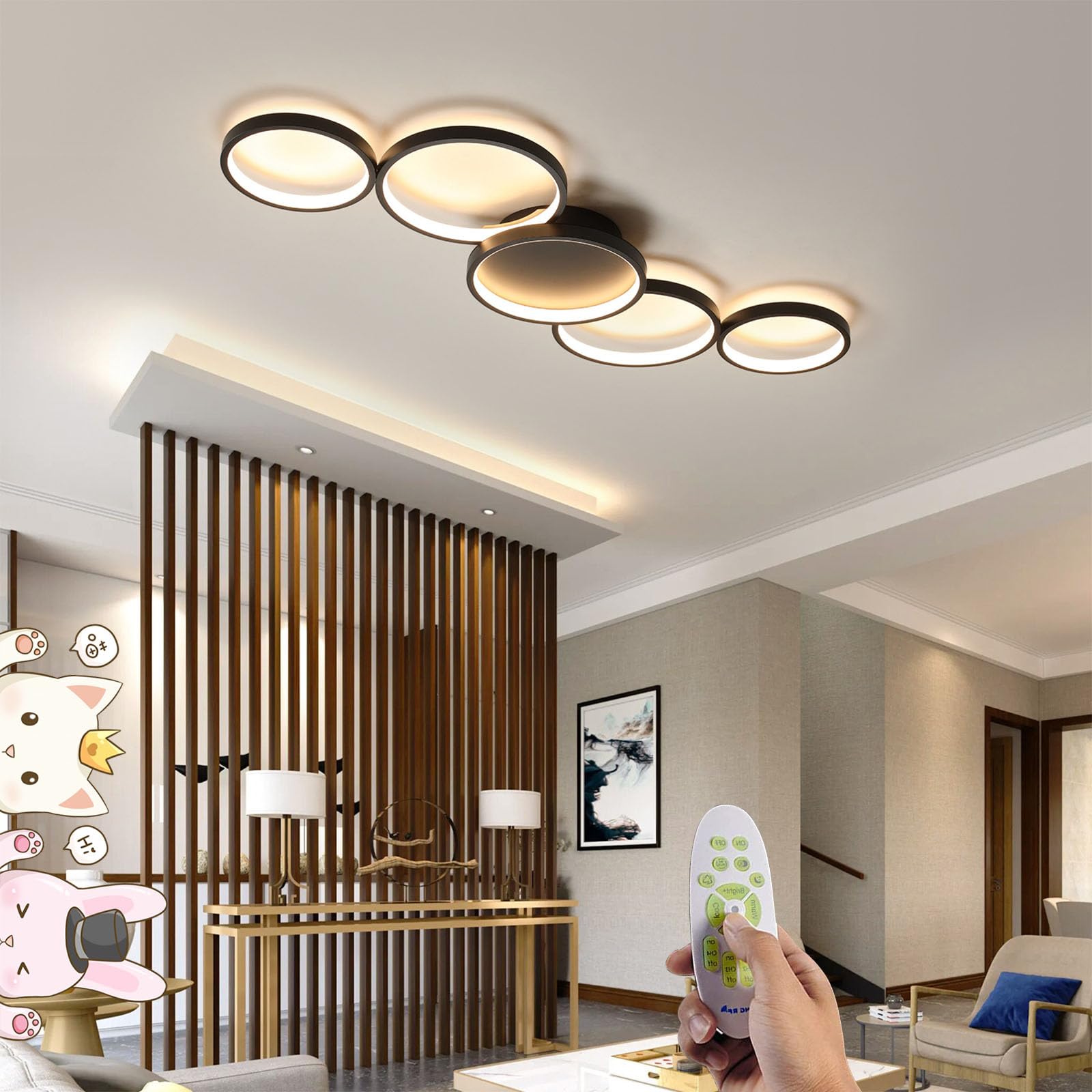 Living Room Ceiling Night Lights LED Slim Nightlight, 6W, 3 Inch,