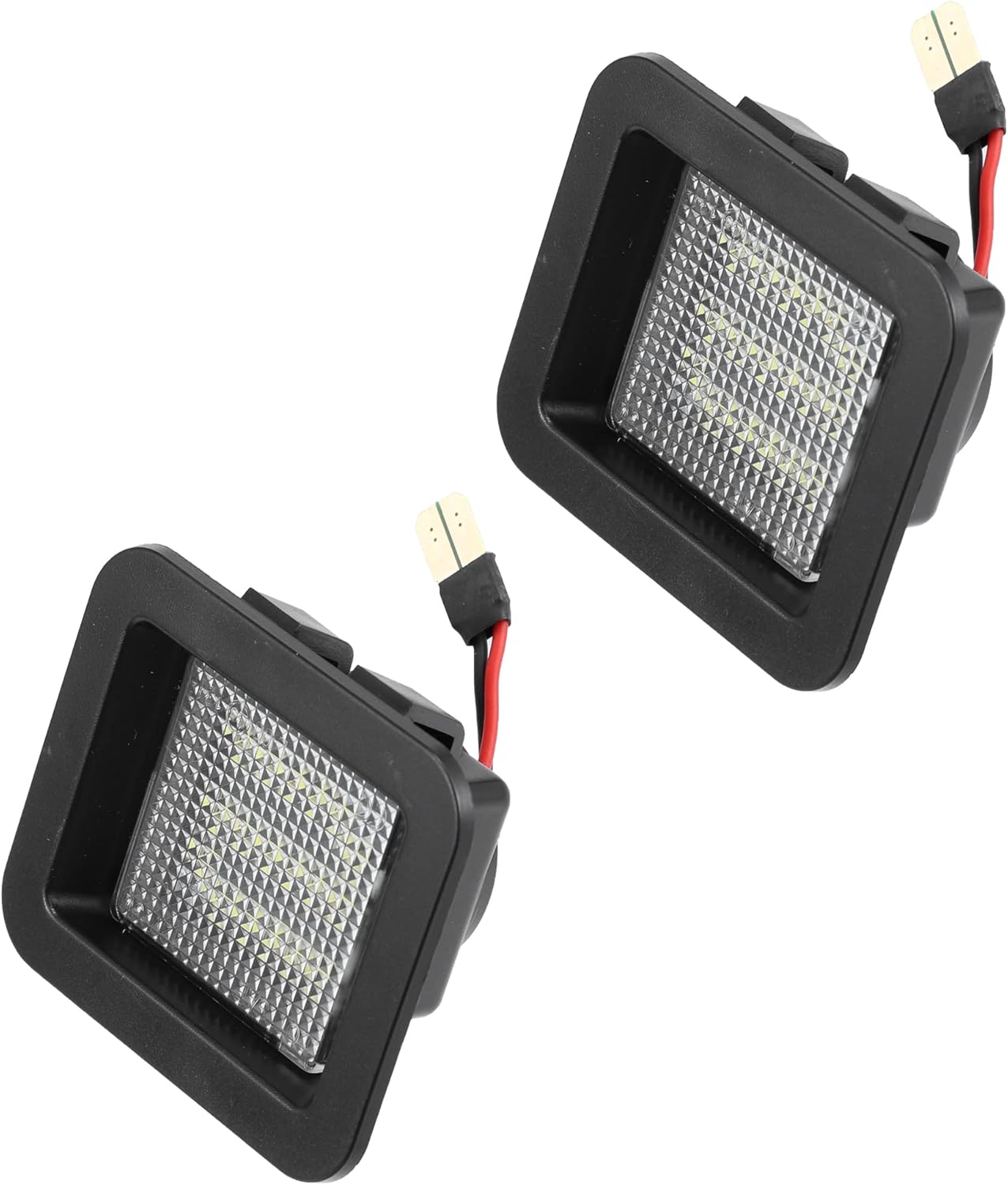 Amazon.com: X AUTOHAUX 2pcs LED License Plate Light Lamp Assembly, for ...