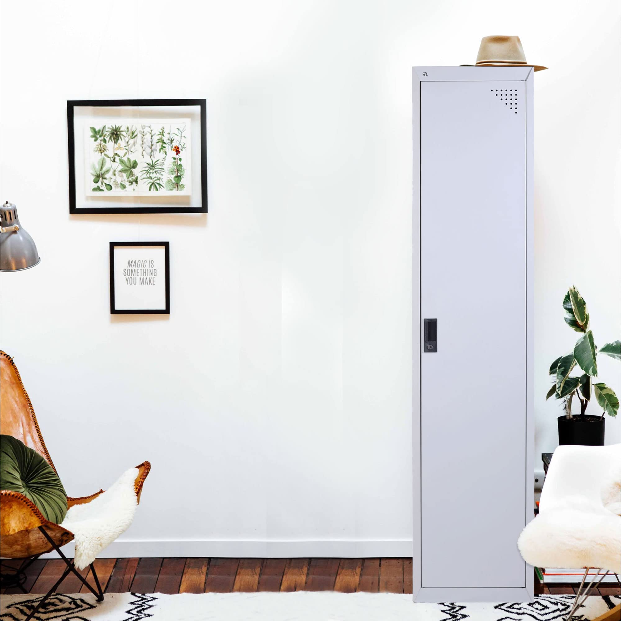 RIGID Single door locker, Steel Metal Storage Locker- with hanging ...