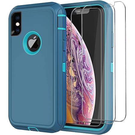Amazon.com: Annymall for iPhone X Case, iPhone Xs Case with Screen ...