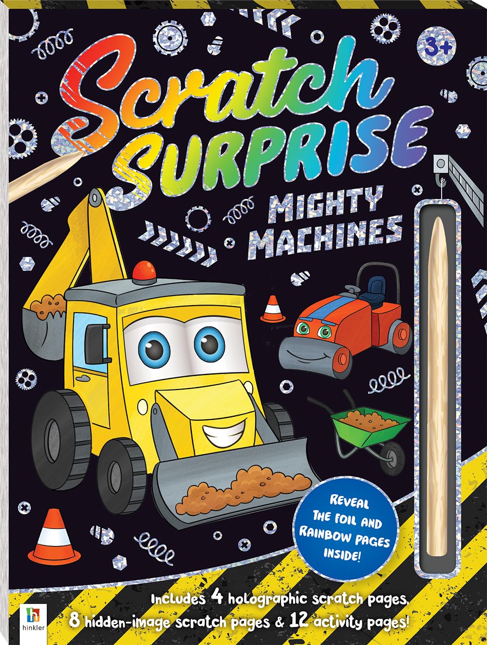 Scratch Surprise: Mighty Machines:Scratch Surprise : Hinkler: Amazon ...