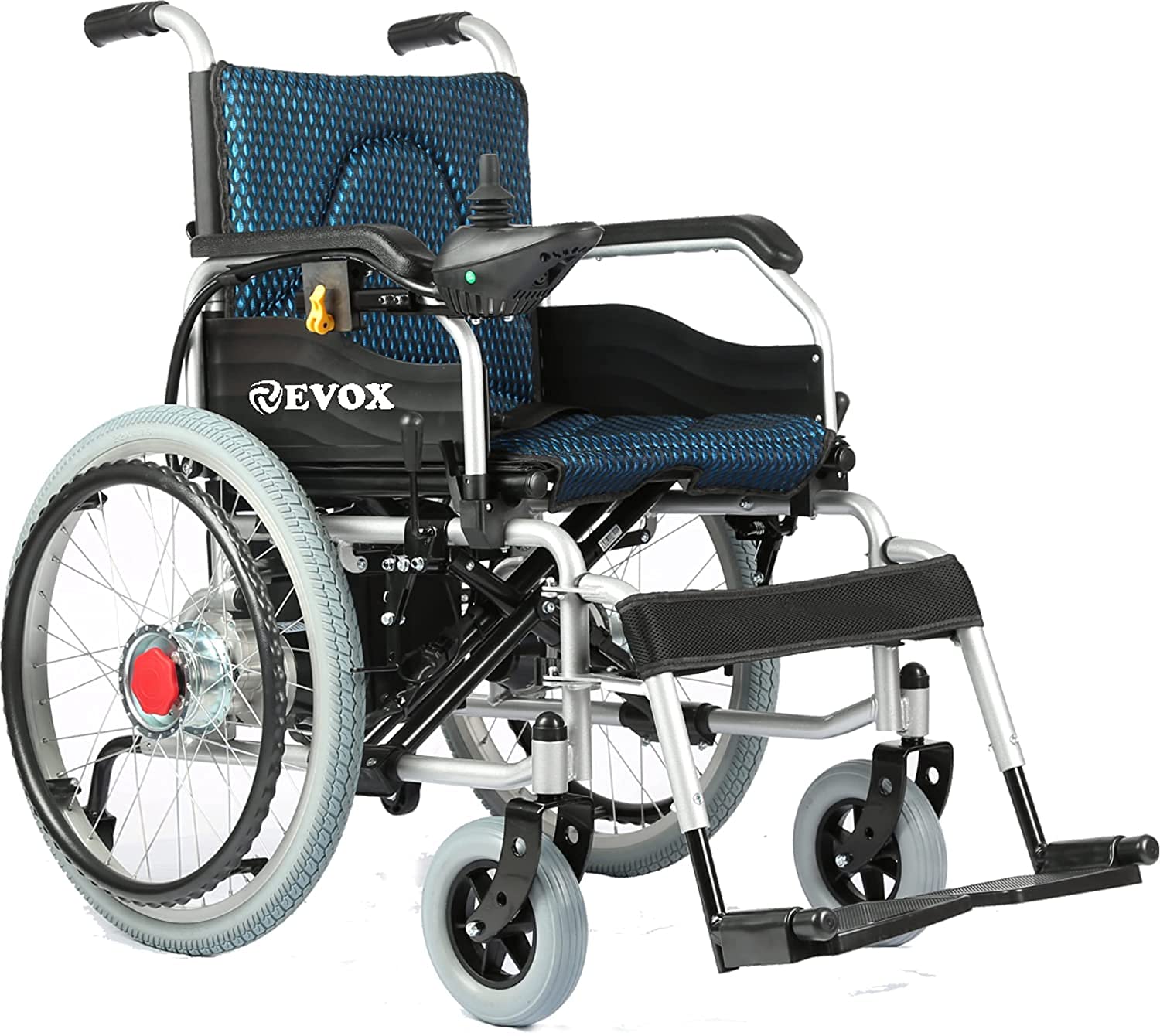 Buy Cosmocare Electric Wheelchair folding, light weight, dual operation ...