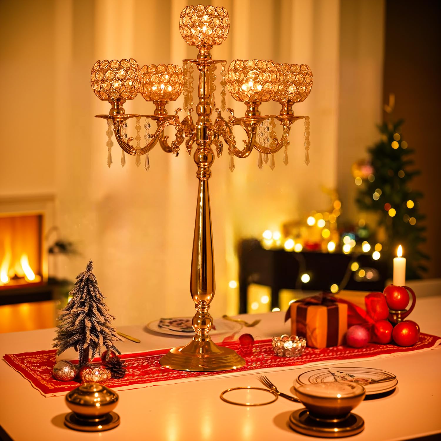 Candlestick wedding centerpieces 60 photos - Astyledwedding.com